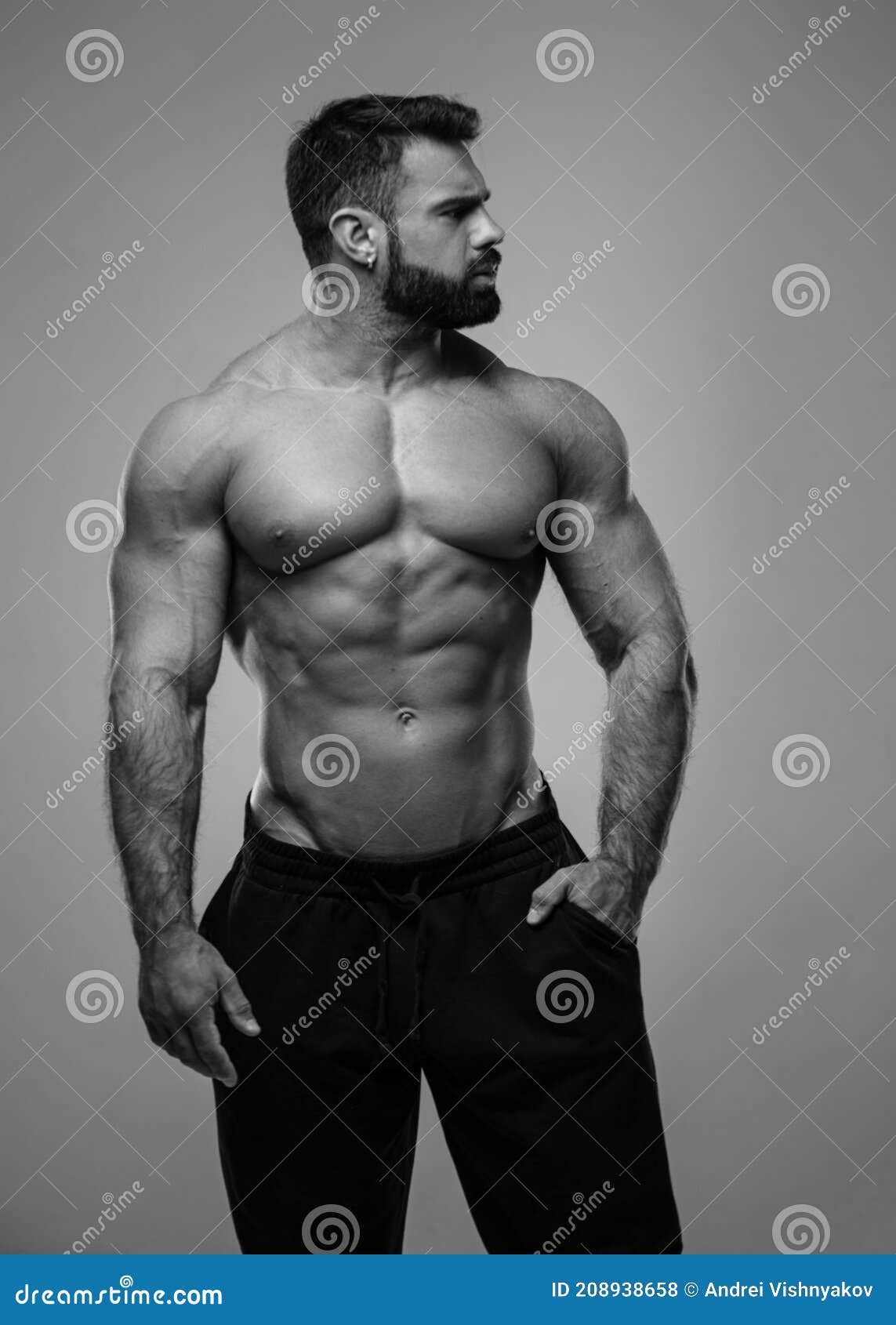 Fitness model stock photo. Image of stomach, buff, exercising - 208938658