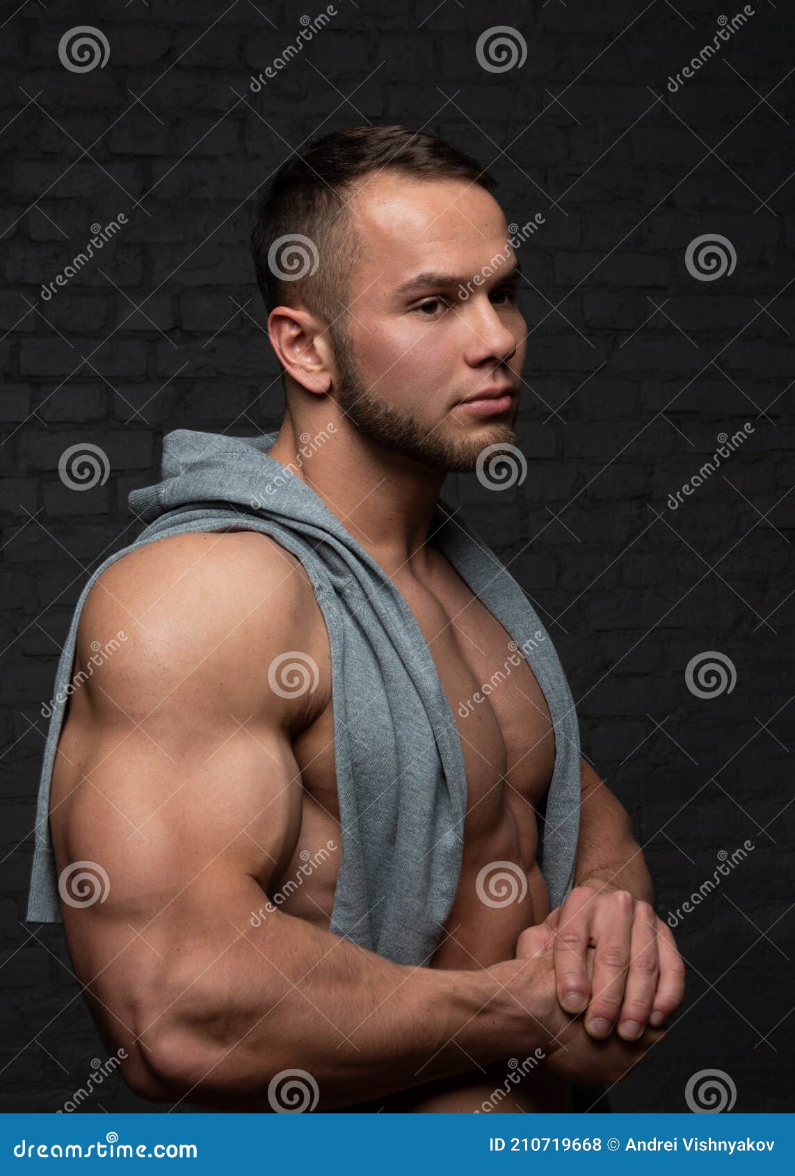 Fitness model stock photo. Image of body, macho, sport - 210719668
