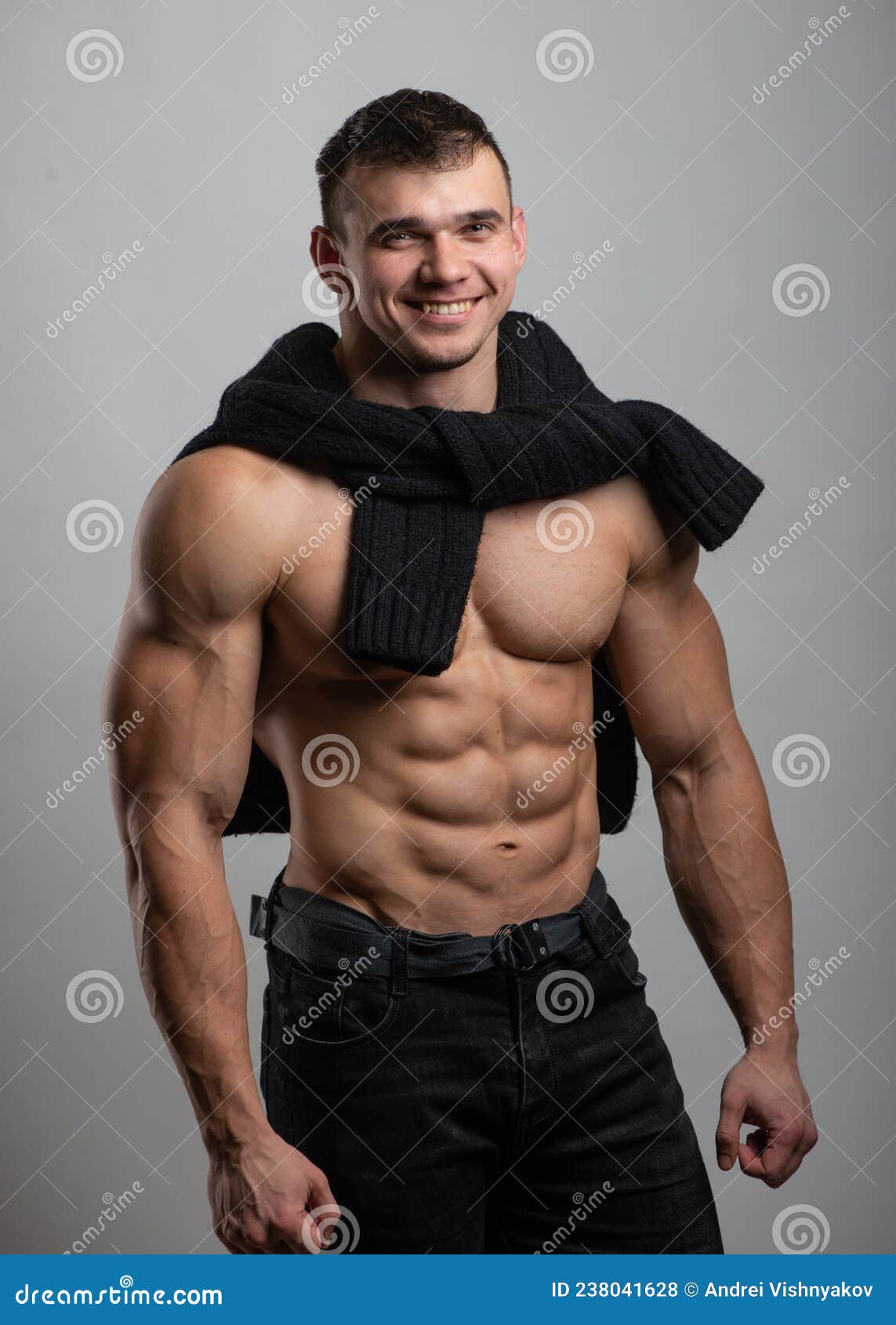 Fitness model stock photo. Image of male, power, abdominal - 238041628