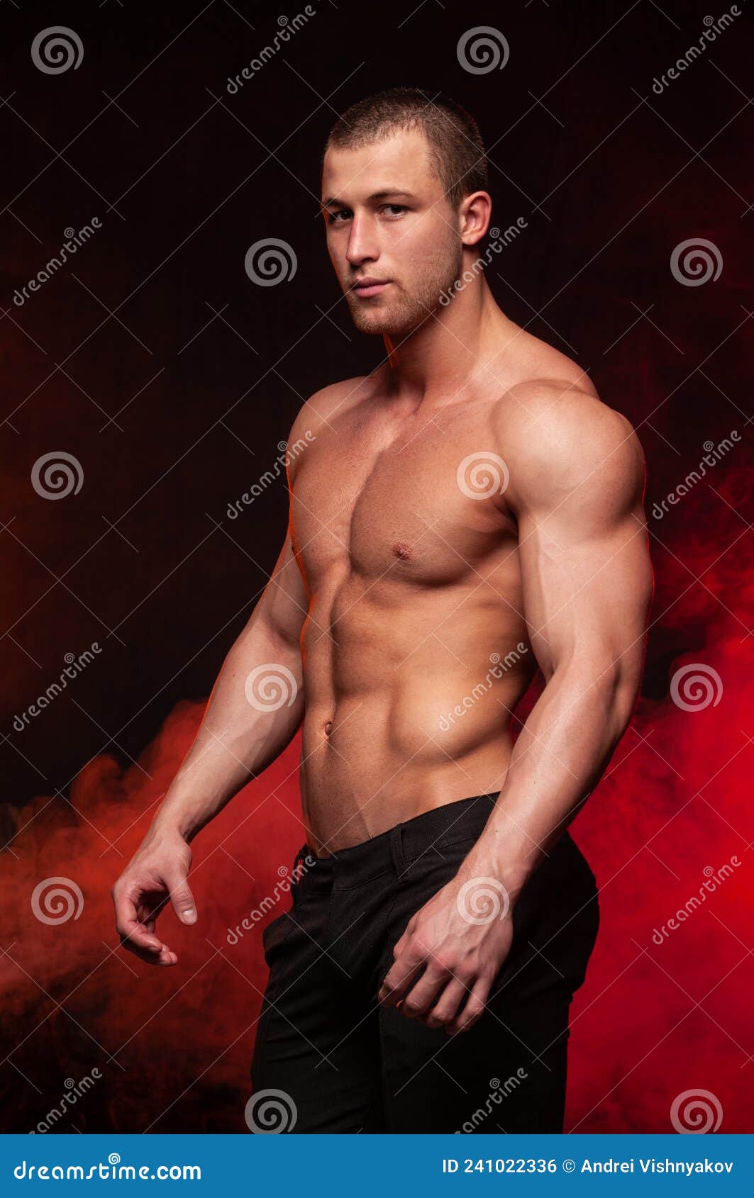 Fitness model stock photo. Image of buff, flex, stripper - 241022336