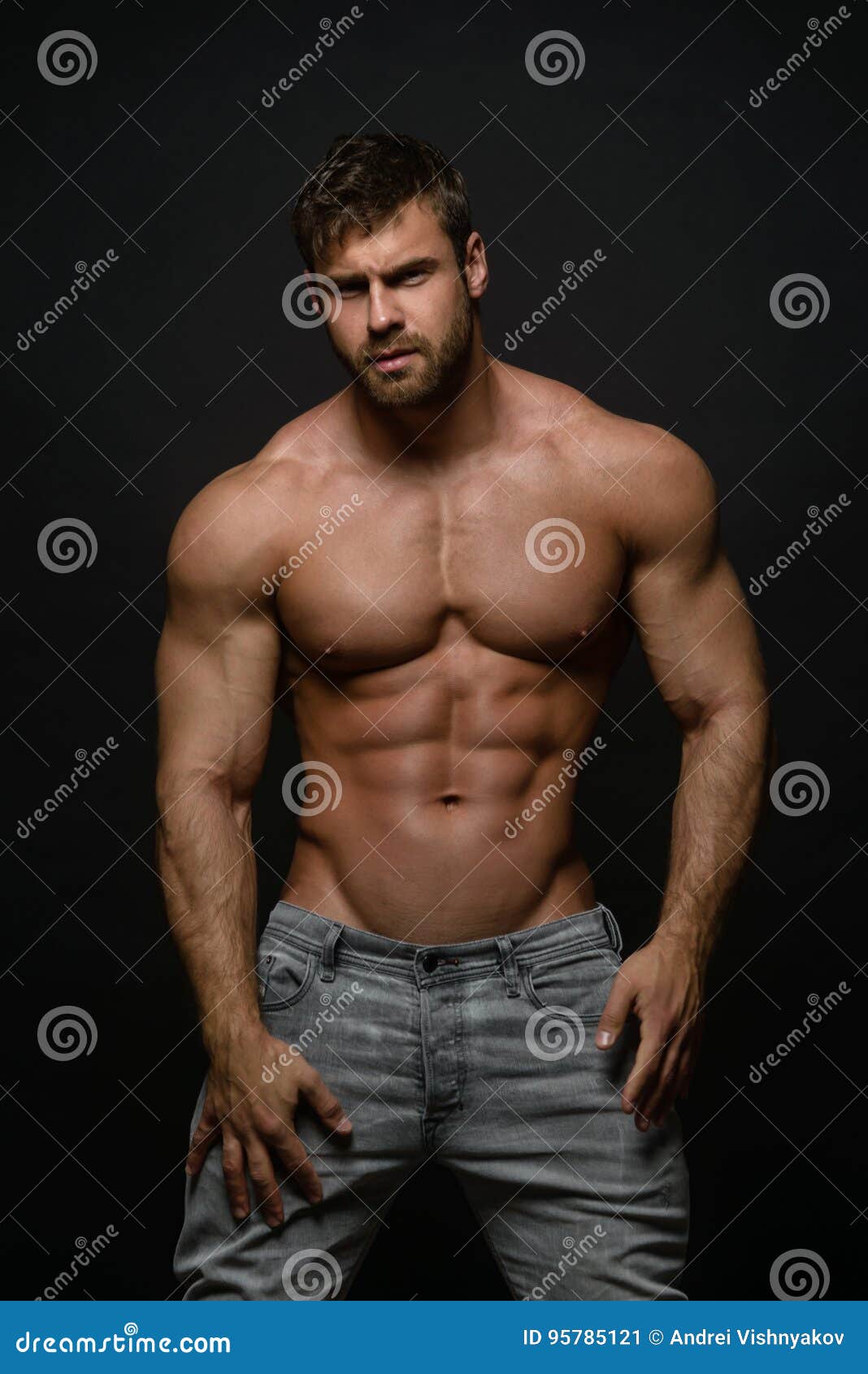 Fitness model stock image. Image of konstantin, building - 95785121