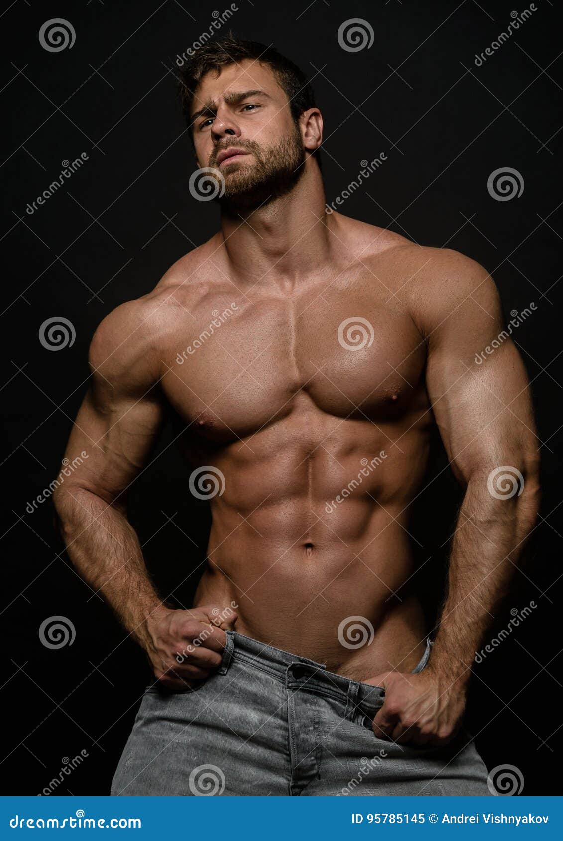 Fitness model stock image. Image of buff, flex, pack - 95785145