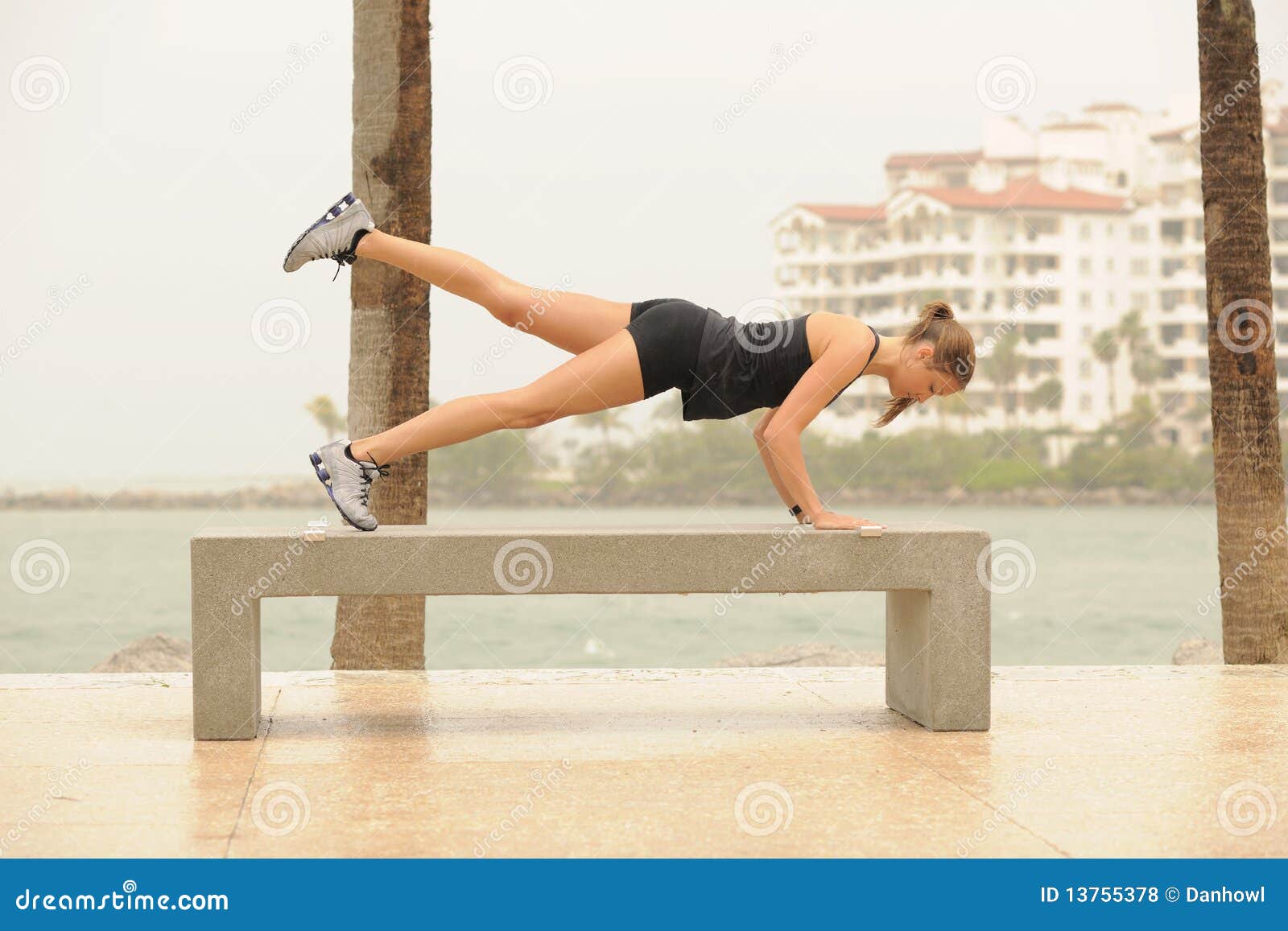 Fitness Model Stretching Leg Stock Photo - Image of young, yoga: 13755378