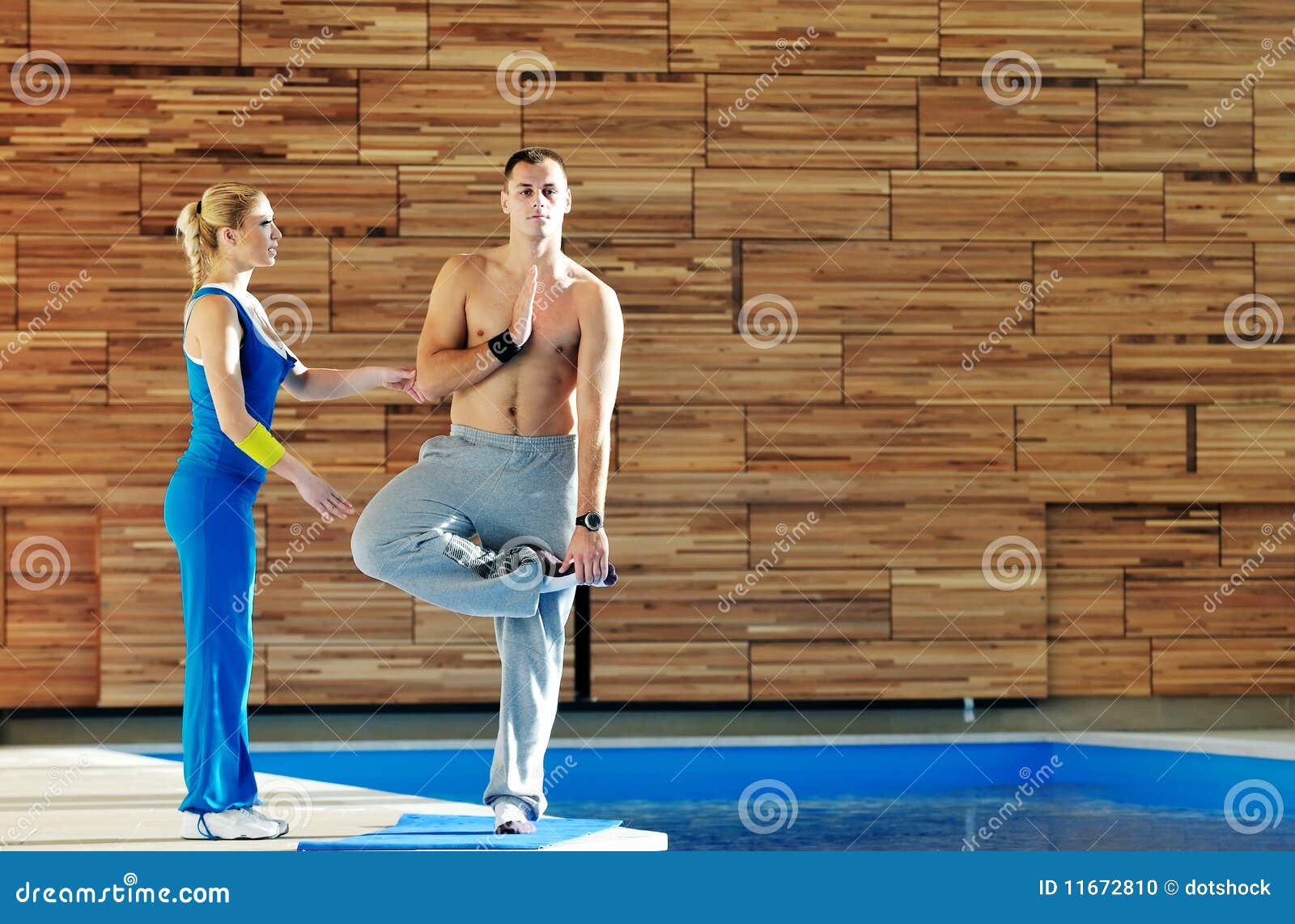 Fitness personal trainer stock photo. Image of help, lifestyle - 11672810
