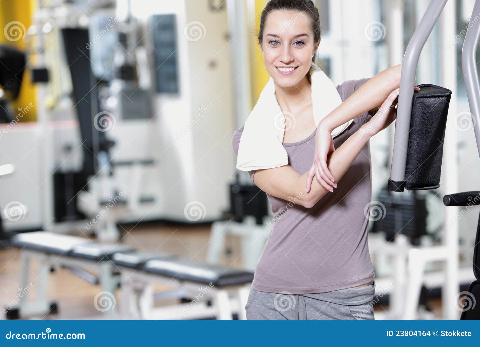 Fitness portrait stock photo. Image of camera, expressing - 23804164