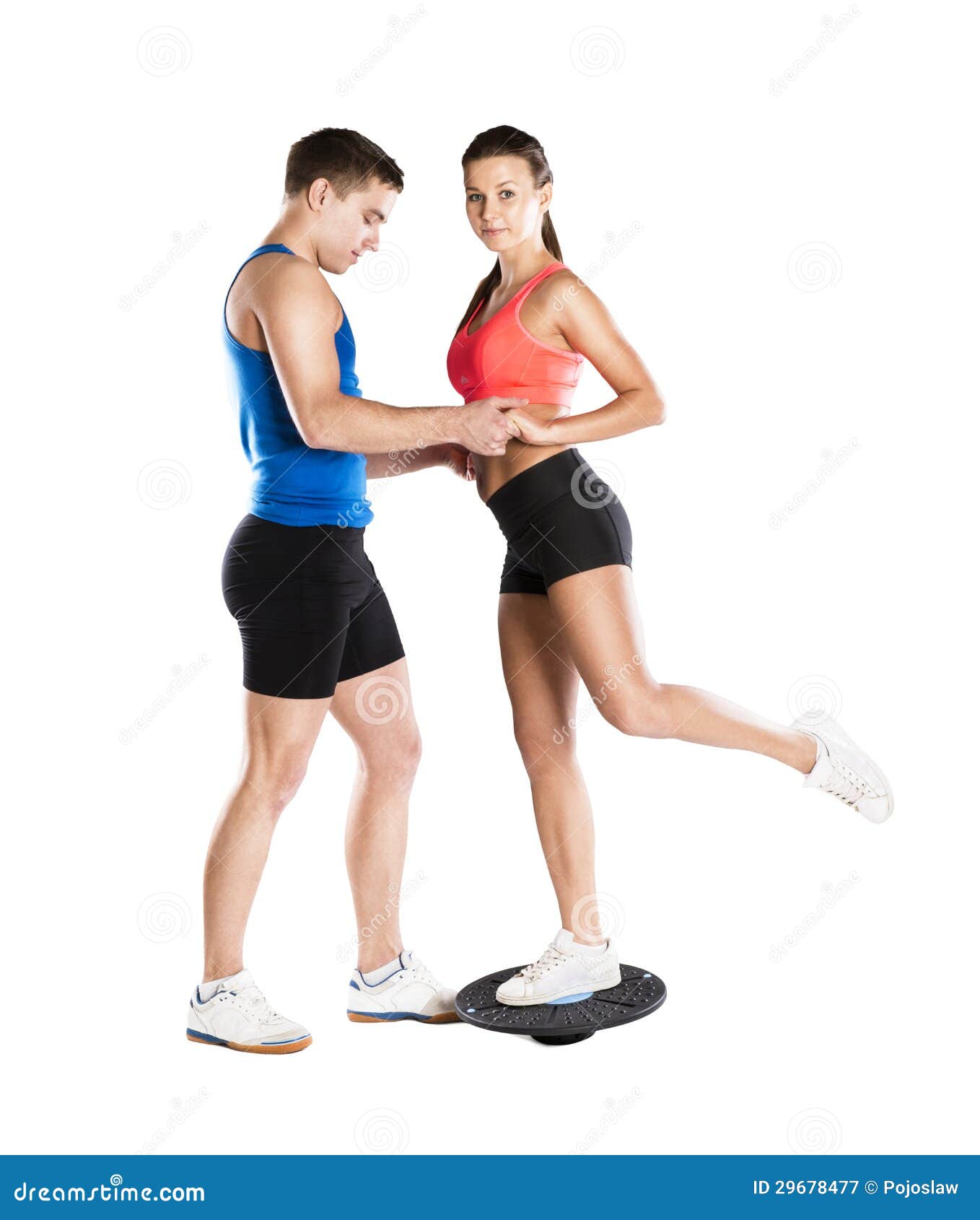 Fitness portrait stock image. Image of stability, caucasian - 29678477