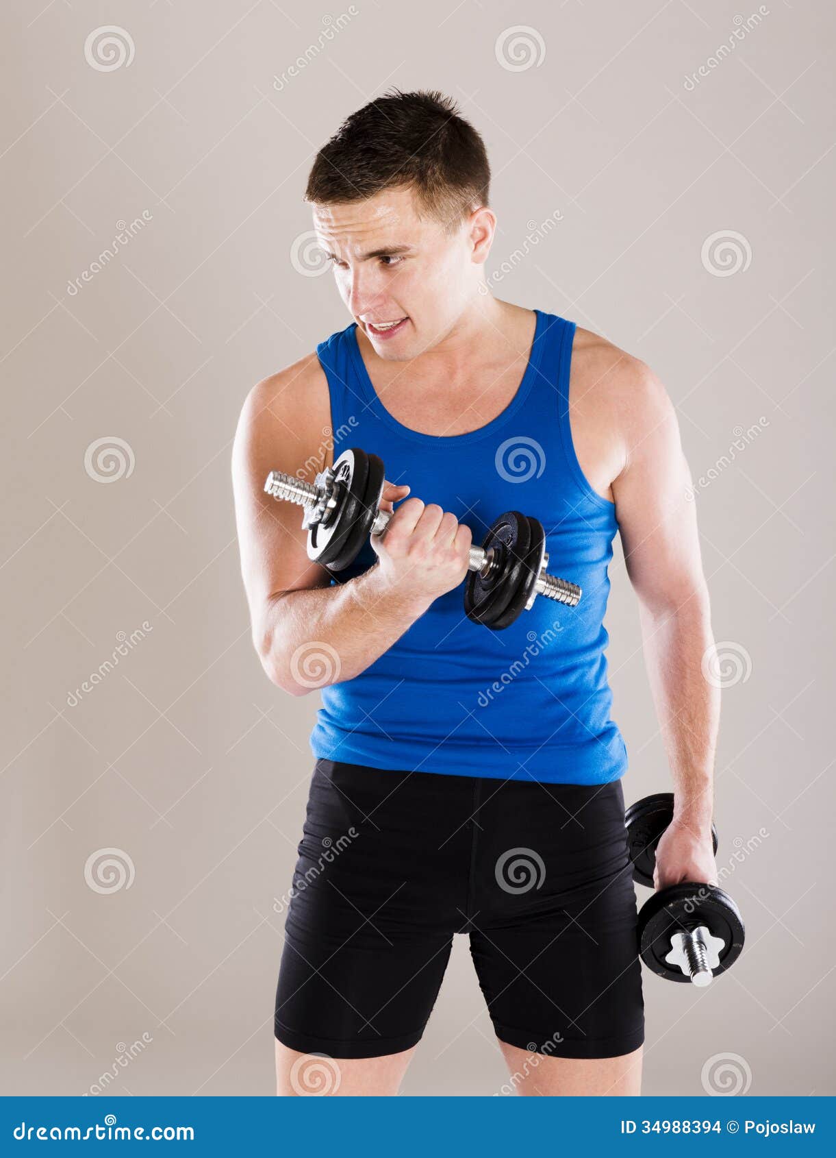 Fitness portrait stock photo. Image of white, full, active - 34988394