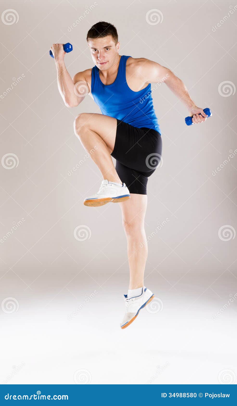 Fitness portrait stock photo. Image of sport, energy - 34988580