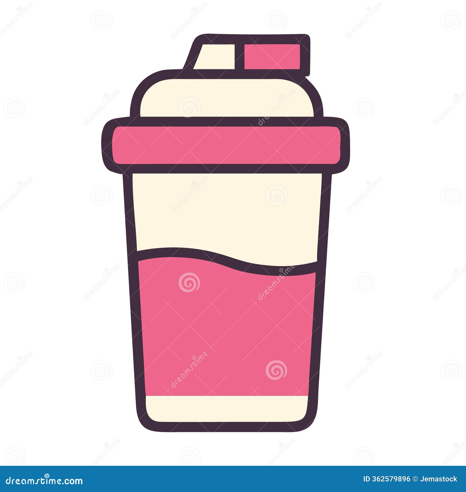 Fitness shaker bottle icon stock illustration. Illustration of icon ...
