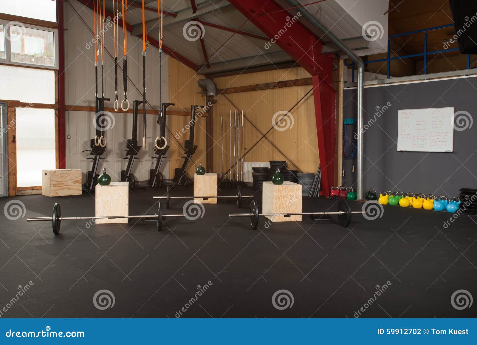 Fitness Studio - Workout Box Stock Photo - Image of fitness, exercise ...