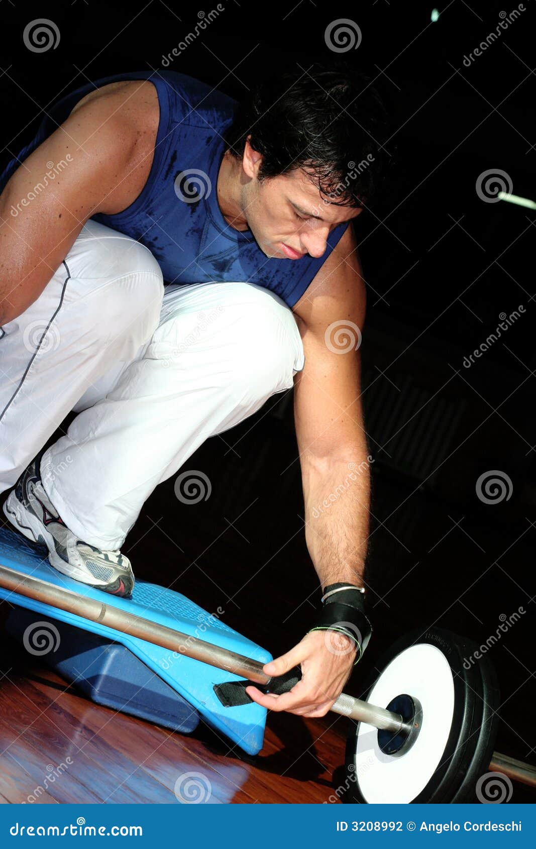 Fitness & Tired Men with Yoke Stock Photo - Image of athlete, cute: 3208992