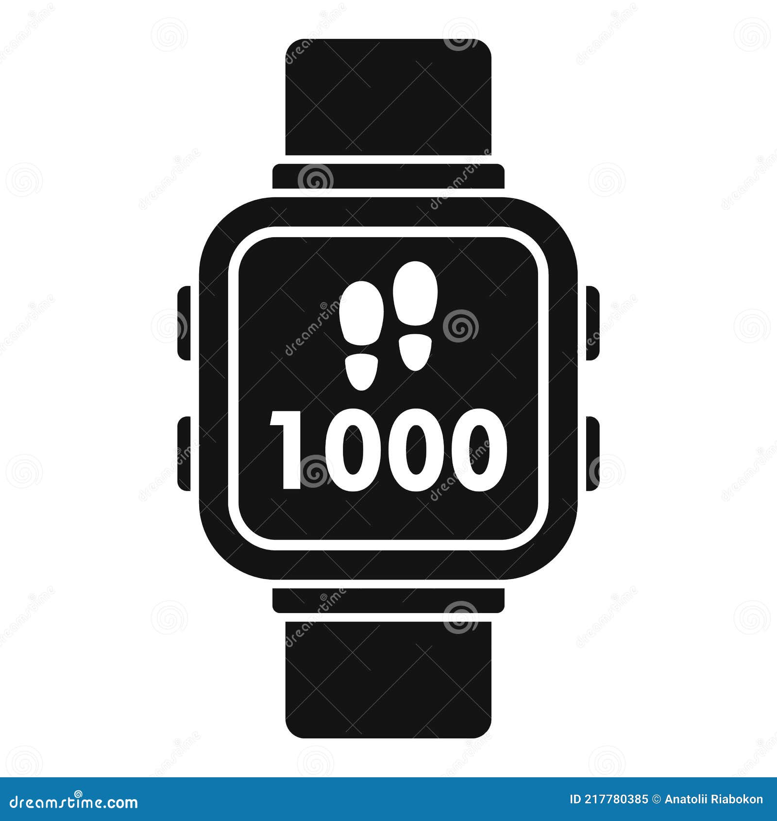 Fitness Tracker Icon, Simple Style Stock Vector - Illustration of ...