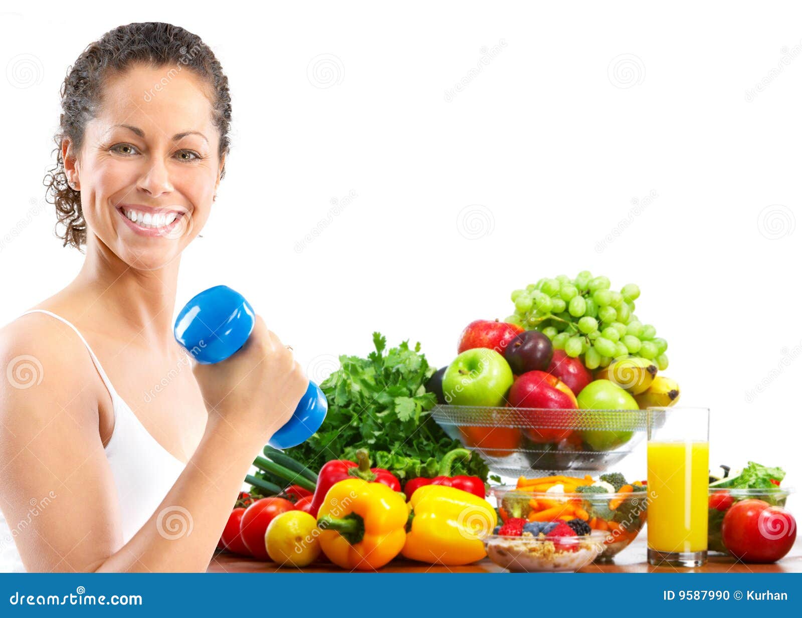 Fitness woman stock photo. Image of people, nutrition - 9587990