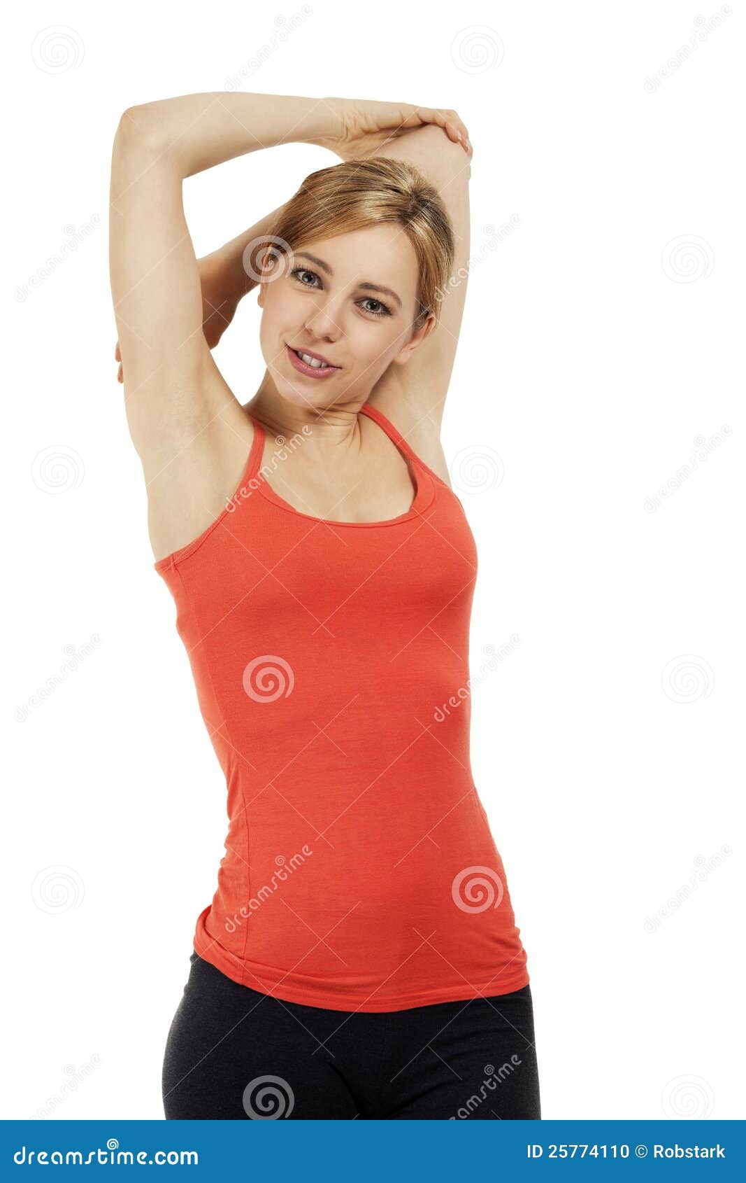 Fitness Woman Stretching Her Arms Stock Photo - Image of attractive ... Fitness Woman Stretching Her Arms Stock Photo - Image of attractive ...