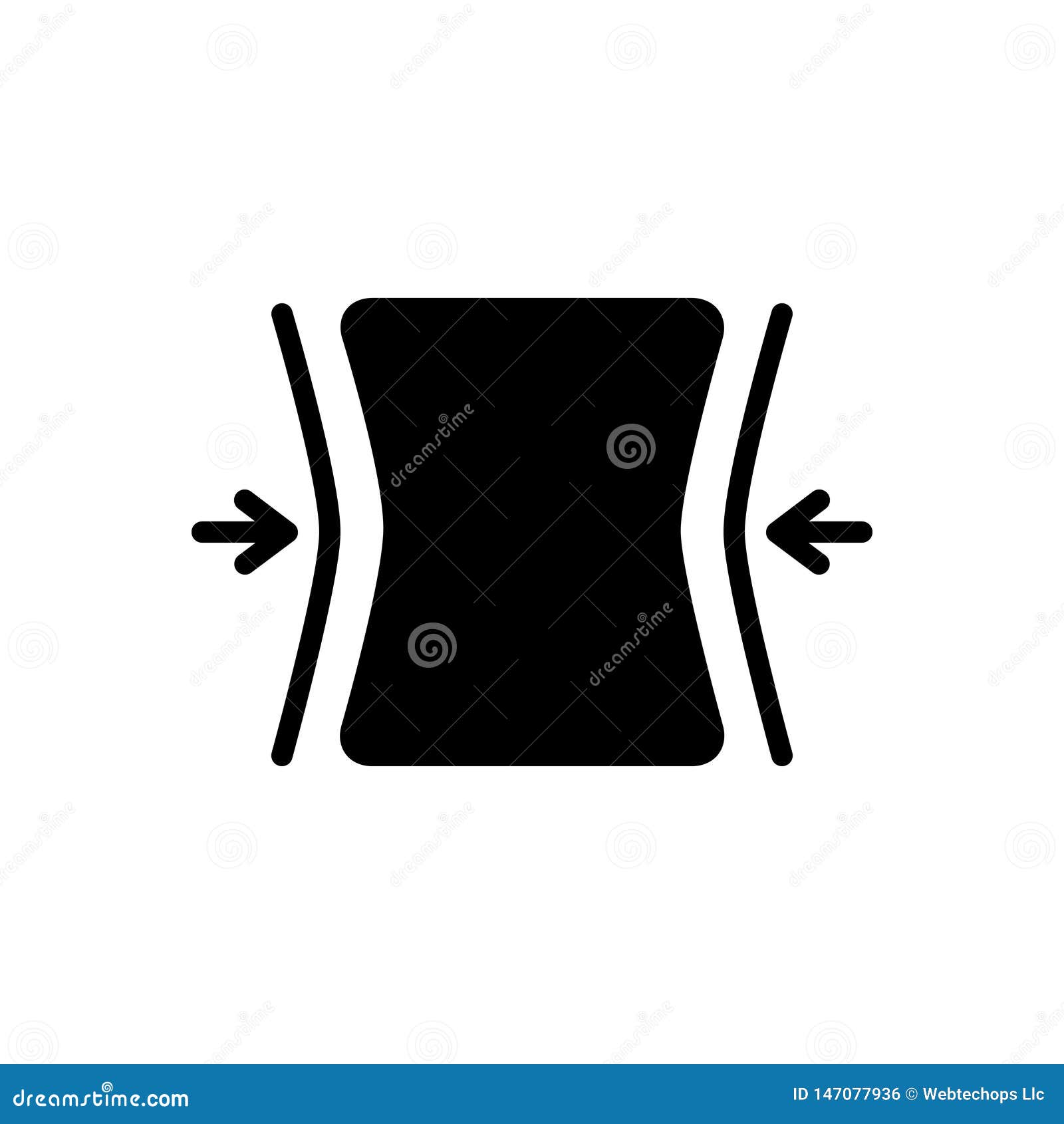 Black Solid Icon for Fits, Adjust and Adapt Stock Vector - Illustration ...
