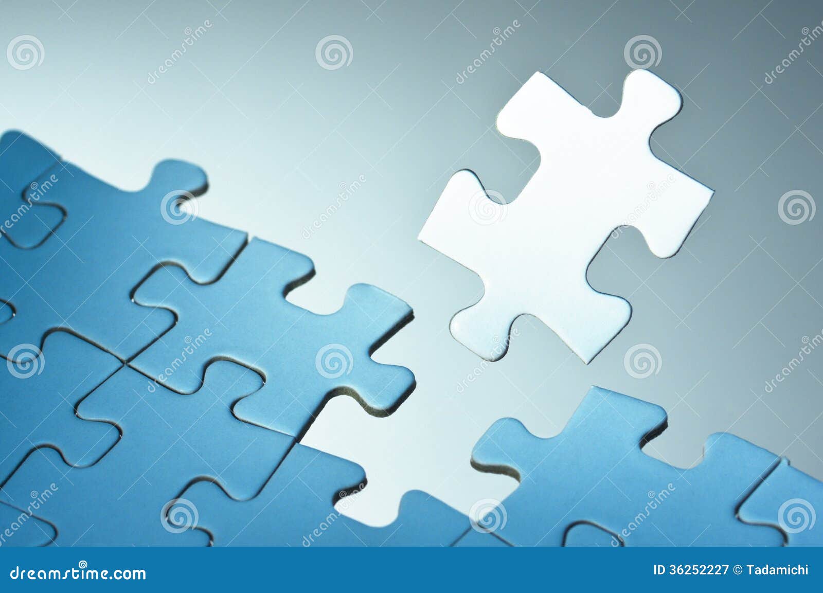 Fitting puzzle piece. stock image. Image of playing, blue - 36252227