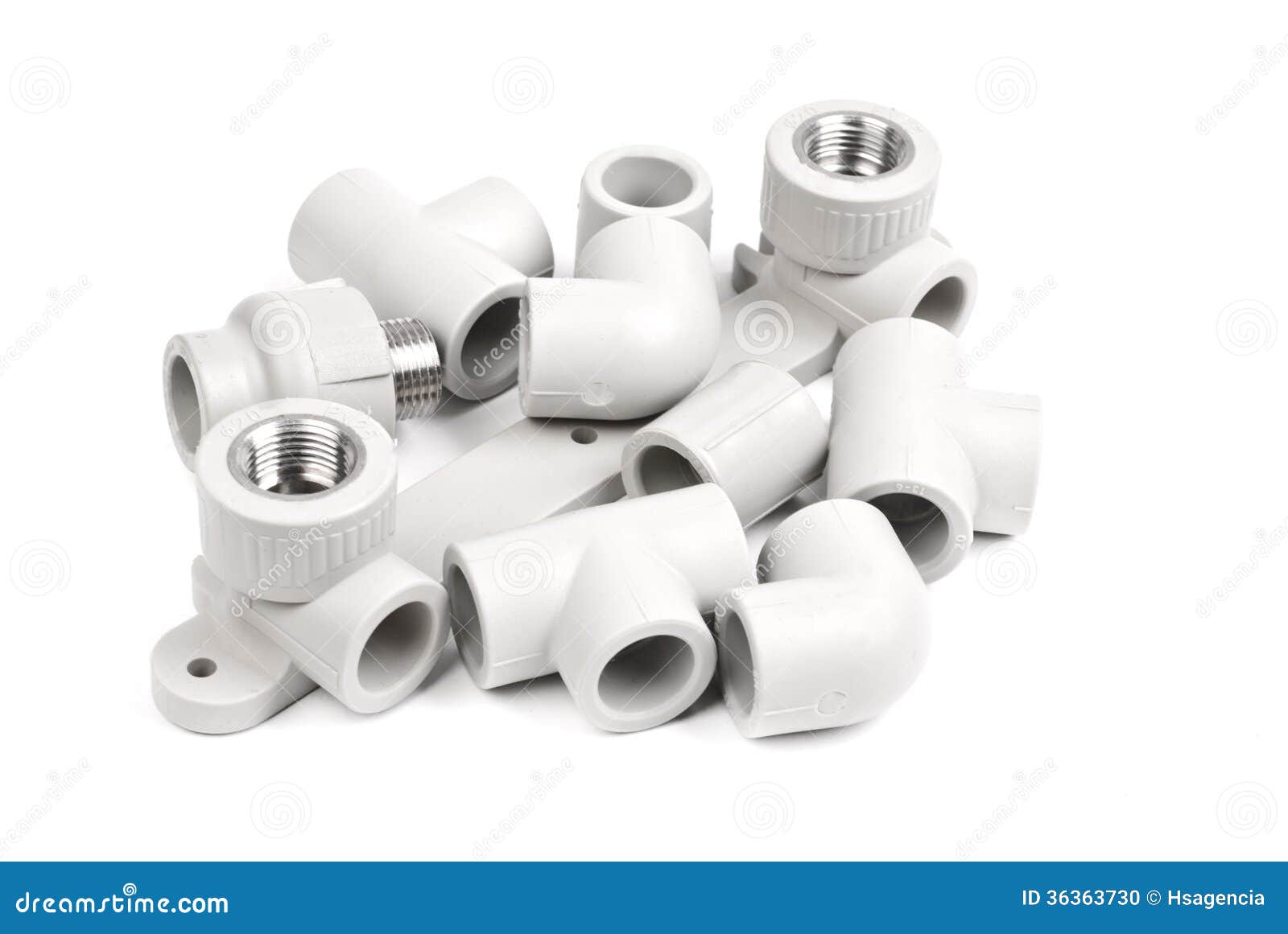 Connection For Polypropylene Pipes Royalty-Free Stock Image ...
