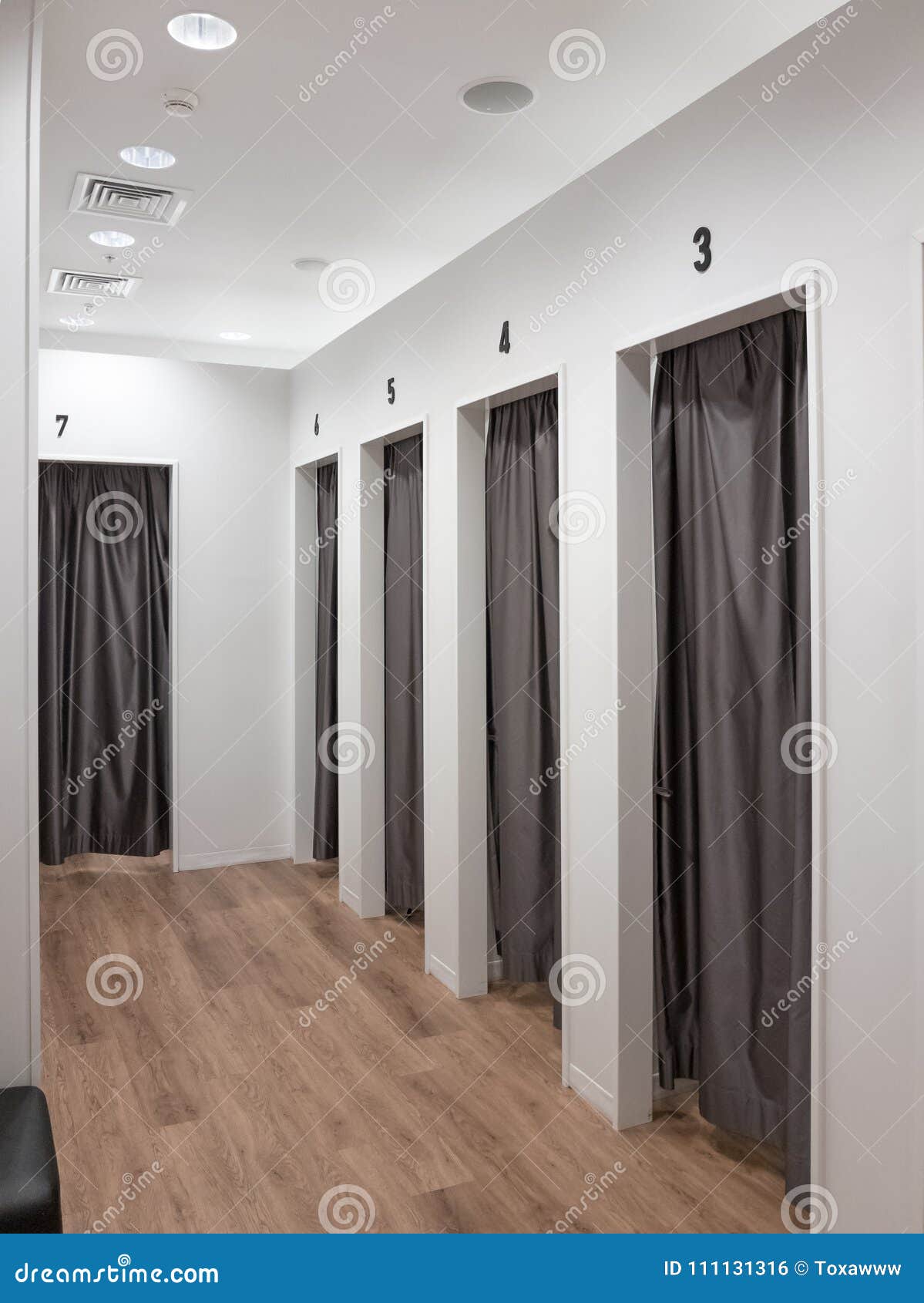 Fitting room interior stock photo. Image of design, mirror - 111131316