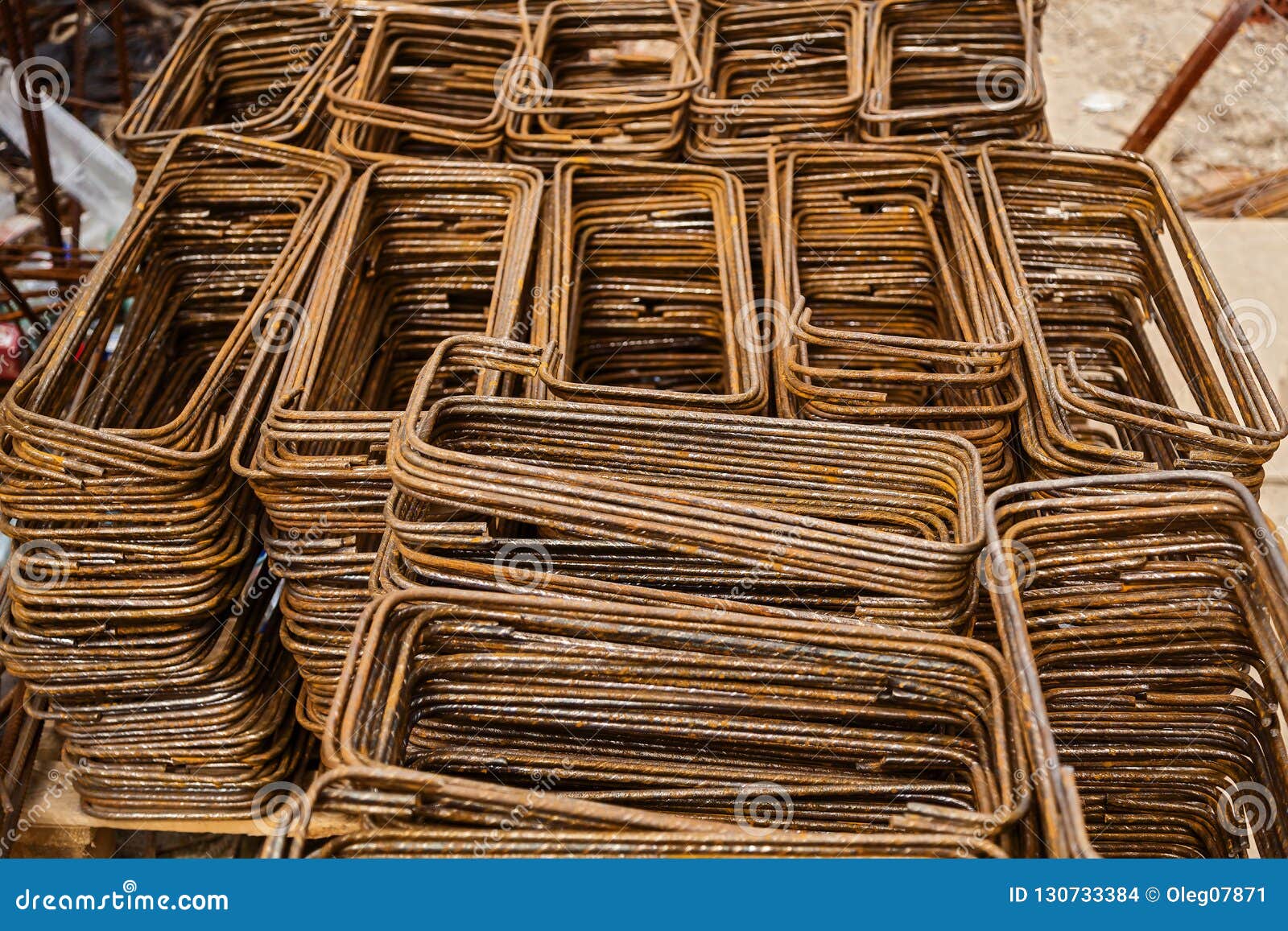 Fittings for Monolithic Home Construction Stock Photo - Image of home ...