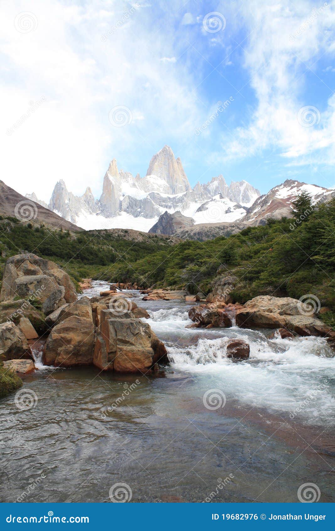 Fitz Roy mountain peak stock photo. Image of climbing - 19682976