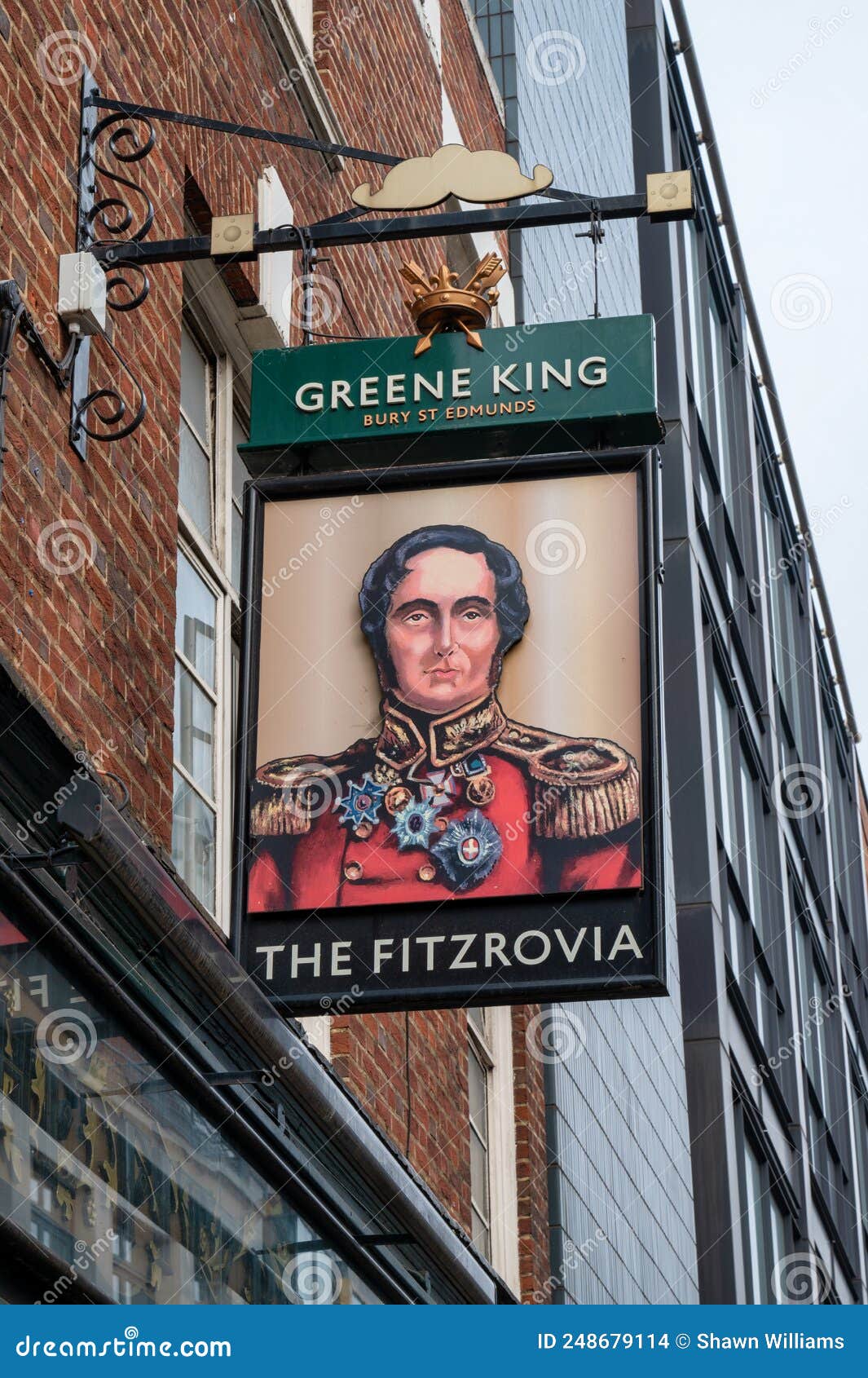 The Fitzrovia Pub editorial stock image. Image of landmark - 248679114