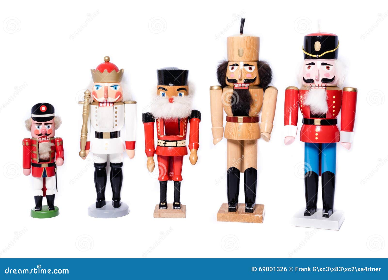 Five antique nutcrackers stock photo. Image of decoration - 69001326