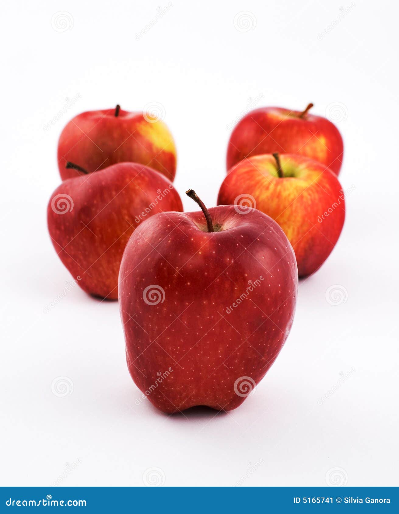 Five Apples Picture. Image: 5165741