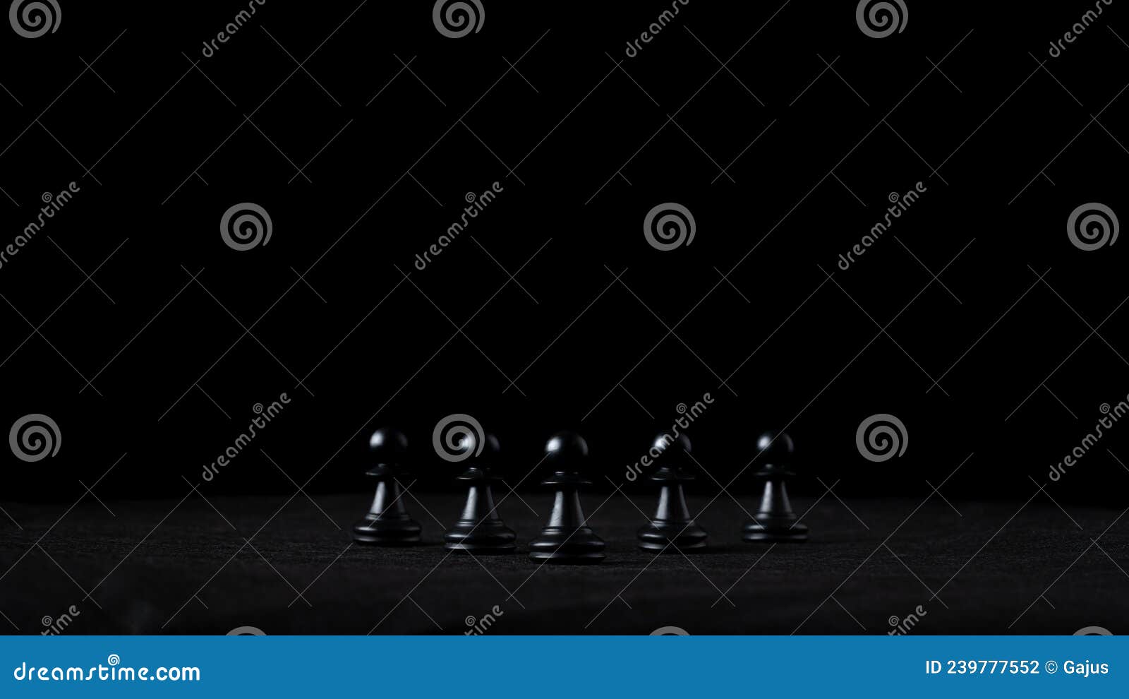 Black Pawn And White Chess Pieces Royalty-Free Stock Image ...