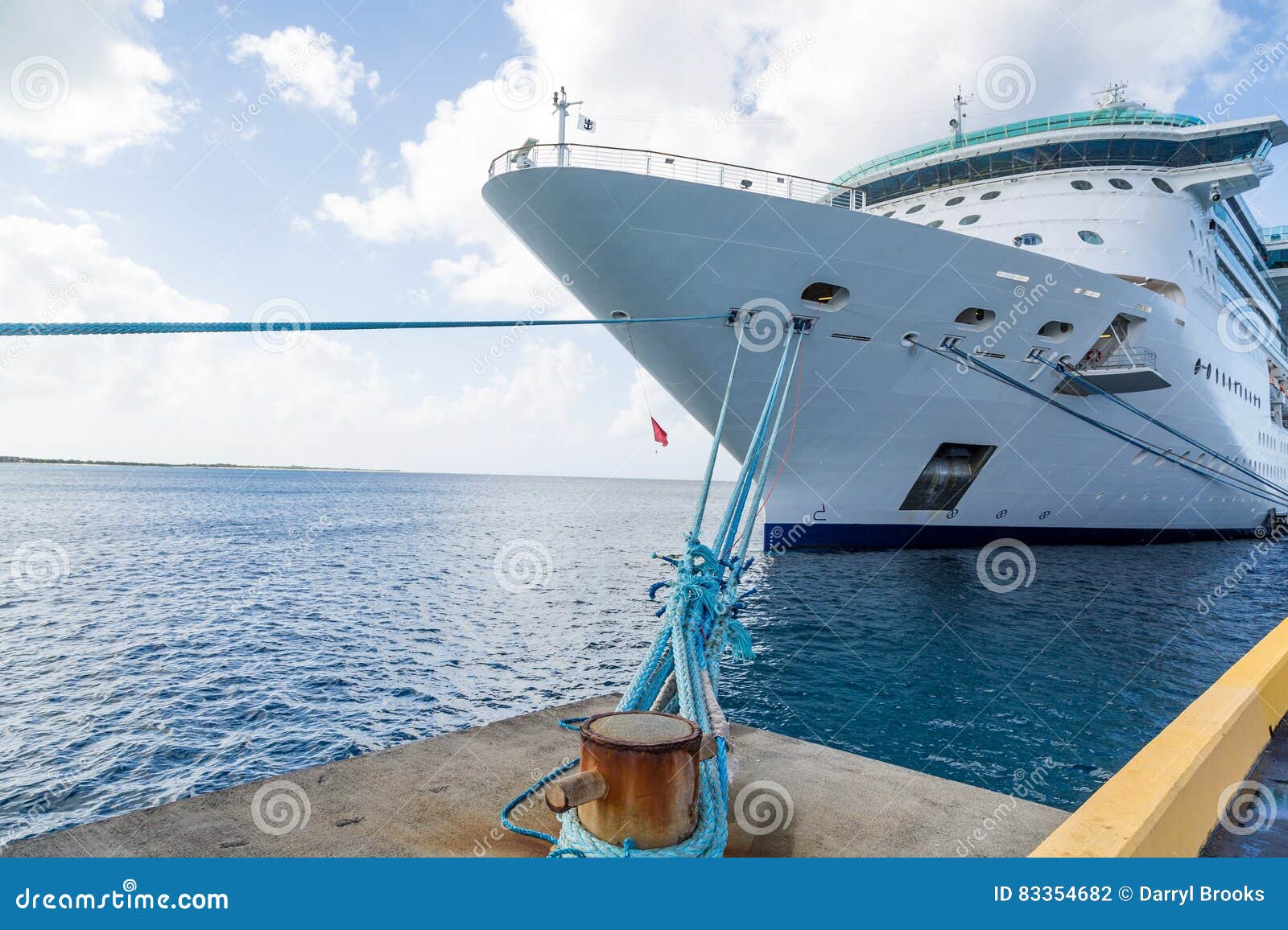 Five Blue Ropes To Cruise Ship Editorial Photography - Image of luxury ...