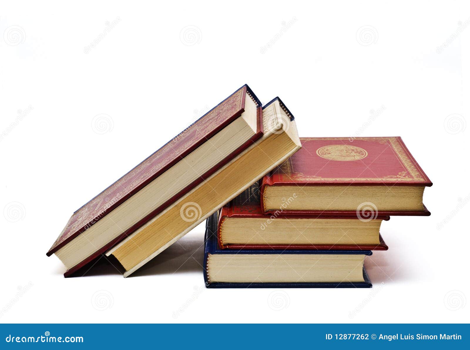 Five books to read. stock photo. Image of investigate - 12877262
