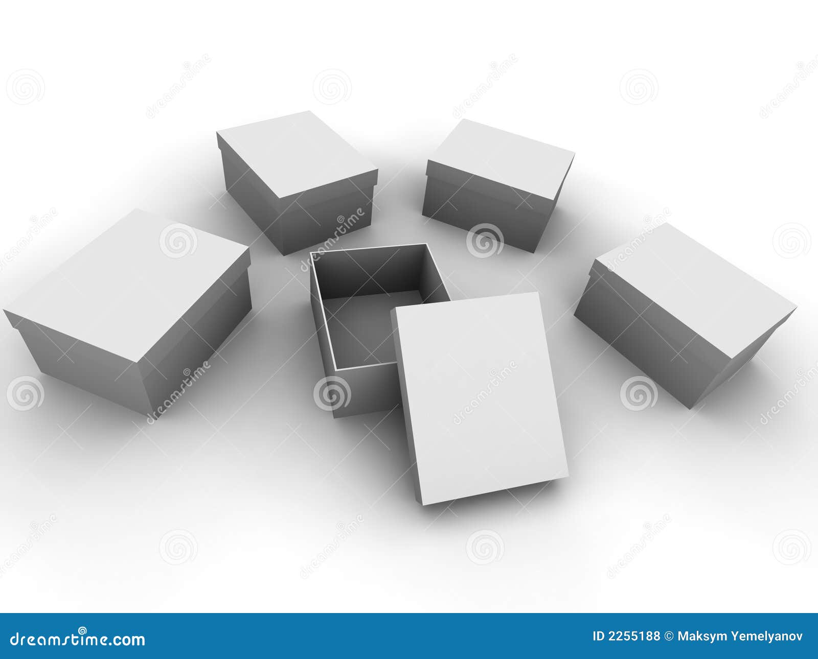 Five Boxes Picture. Image: 2255188