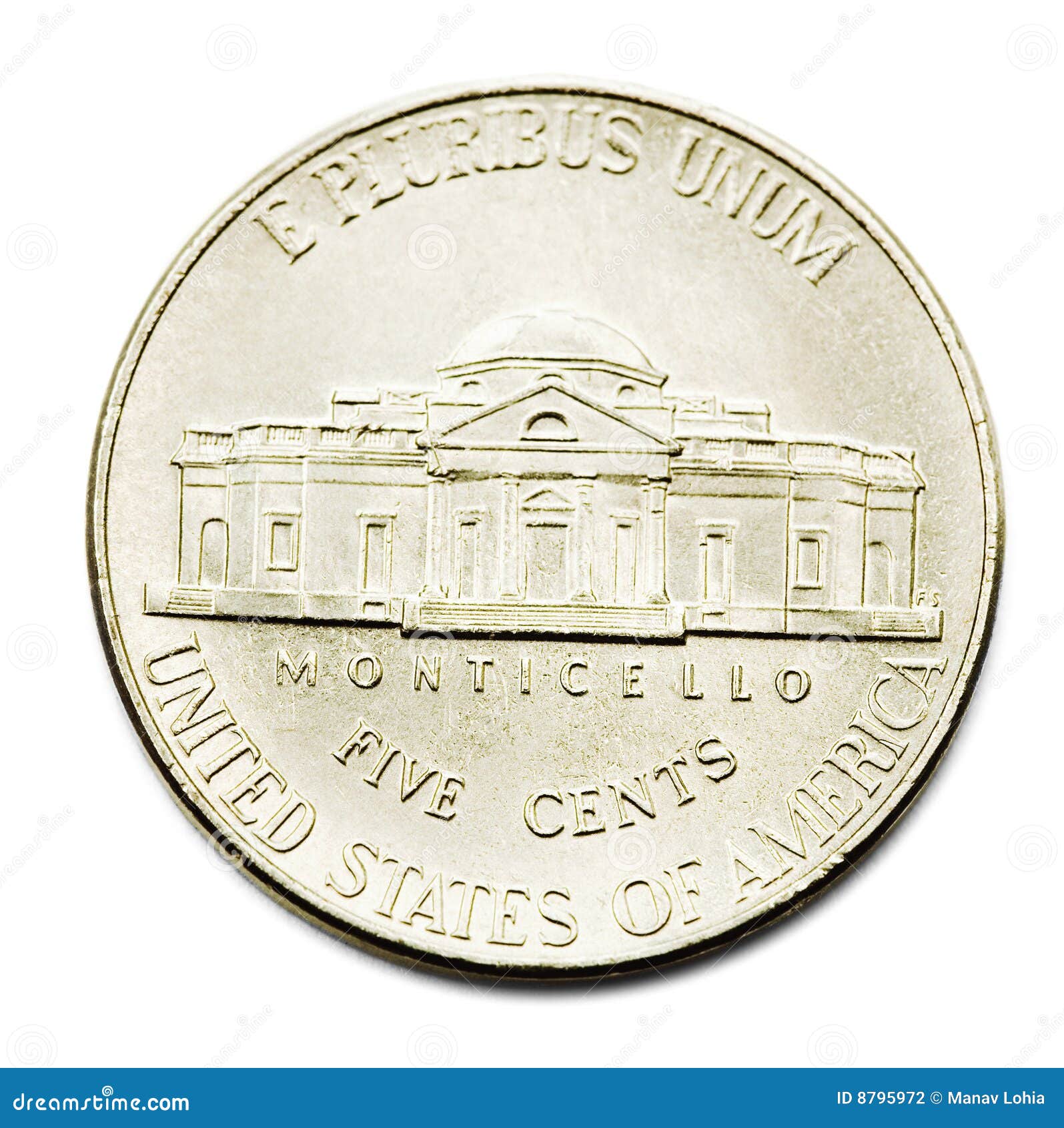 Five Cents Coin stock photo. Image of monetary, close - 8795972
