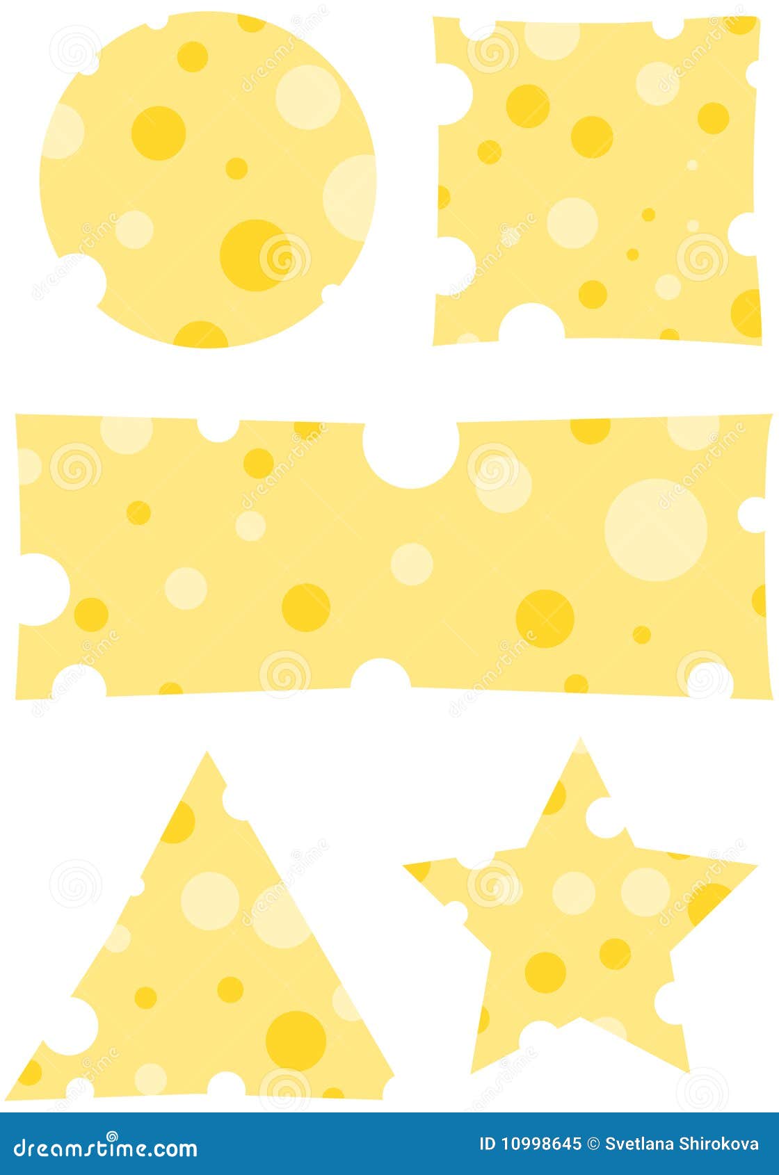 Five cheese banners stock vector. Illustration of appetite - 10998645