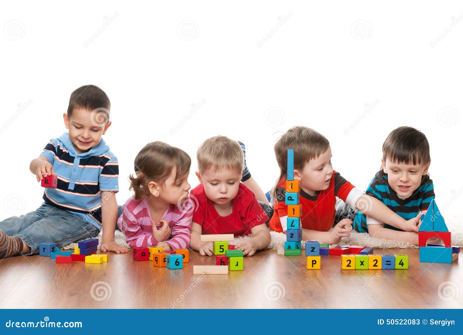 Five Clever Motivated Young People Elaborating Business Plan Royalty ...