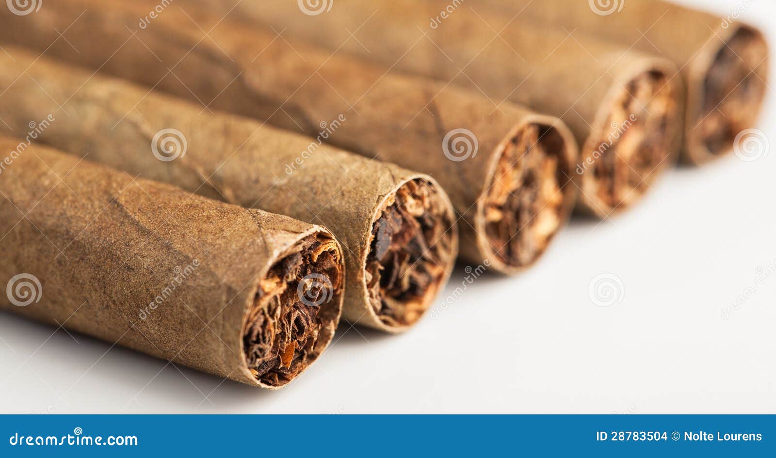 Five cigars from a angle stock photo. Image of heap, macro - 28783504