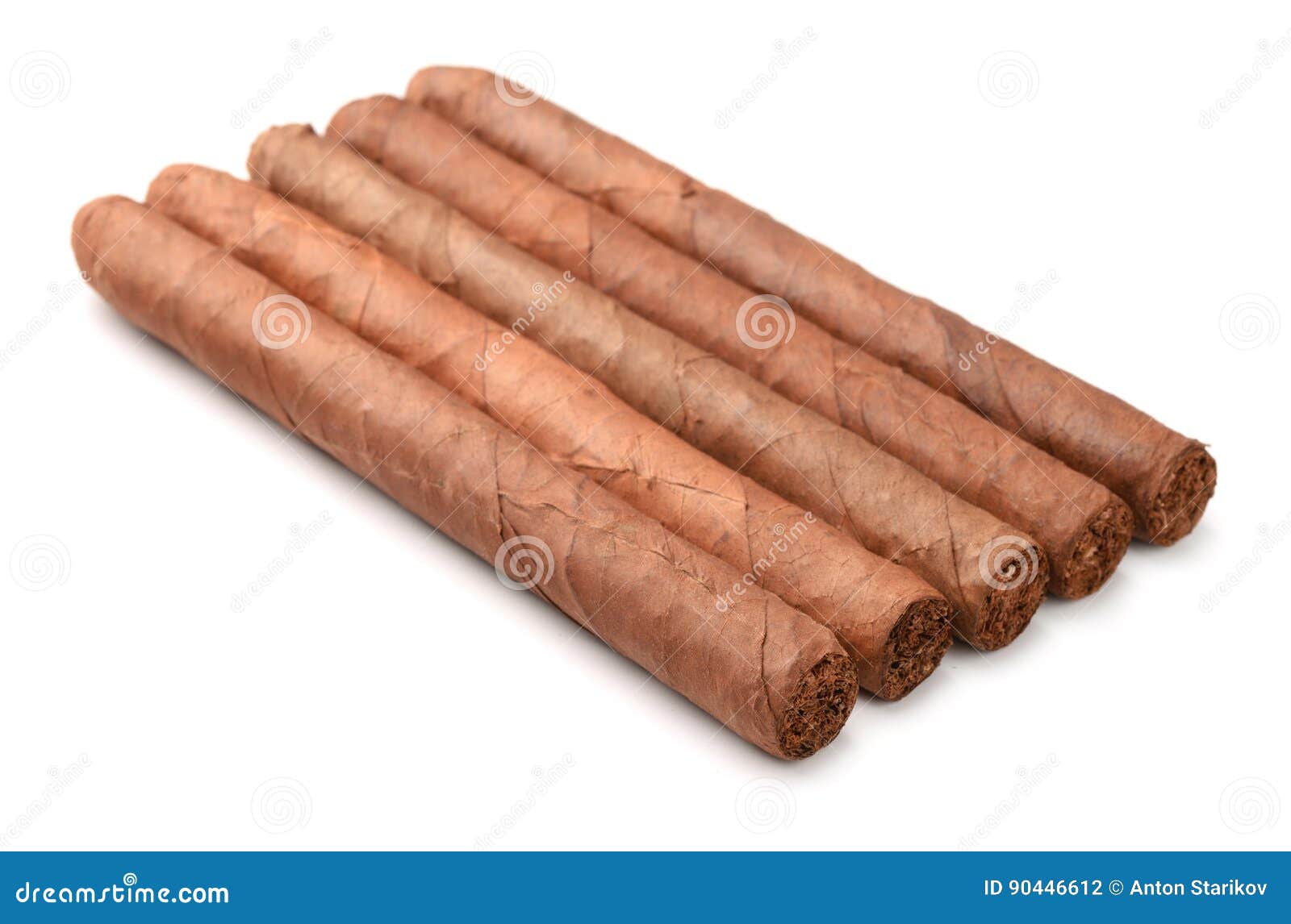 Five cigars stock photo. Image of cigarillo, cigar, craft - 90446612