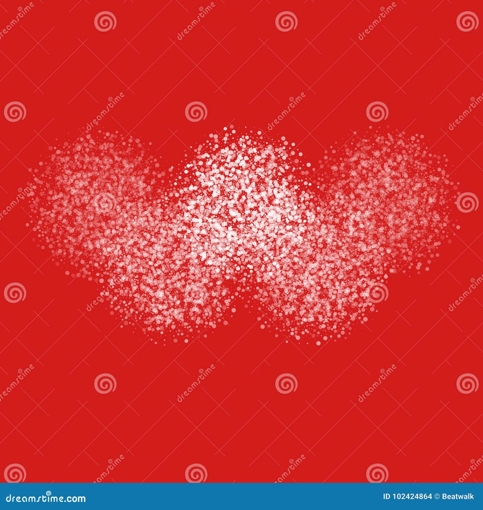 Five Circles of Transparent Particles Stock Vector - Illustration of ...