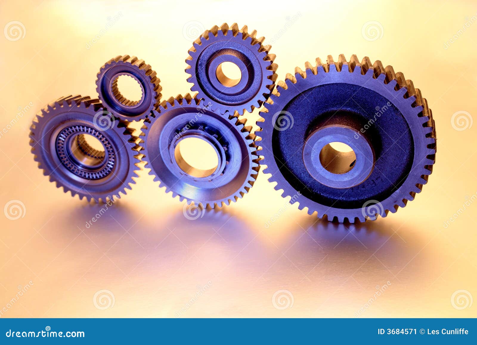 Five cogs stock image. Image of conceptual, metaphor, industry - 3684571