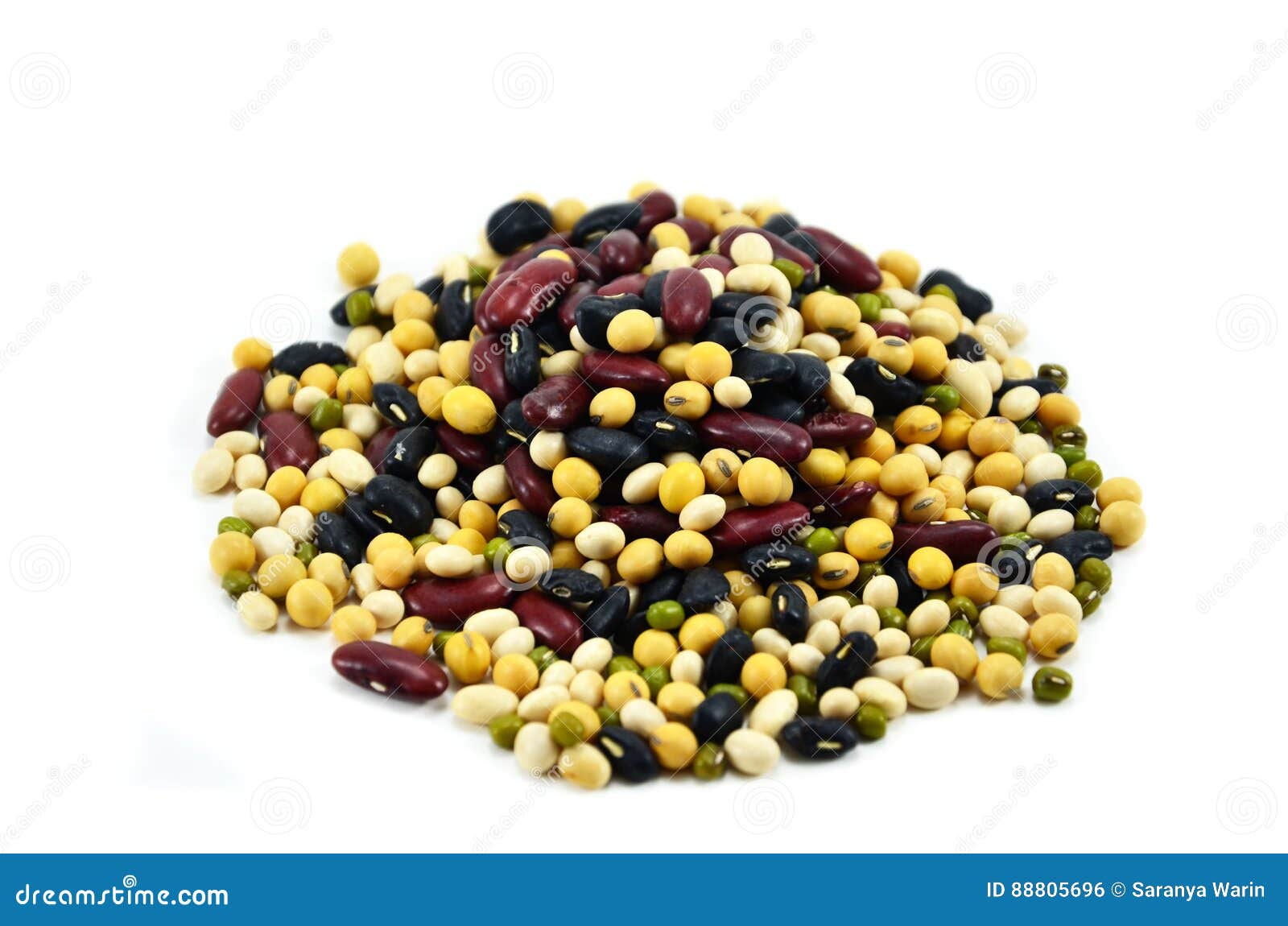 Five color beans stock photo. Image of colorful, black - 88805696