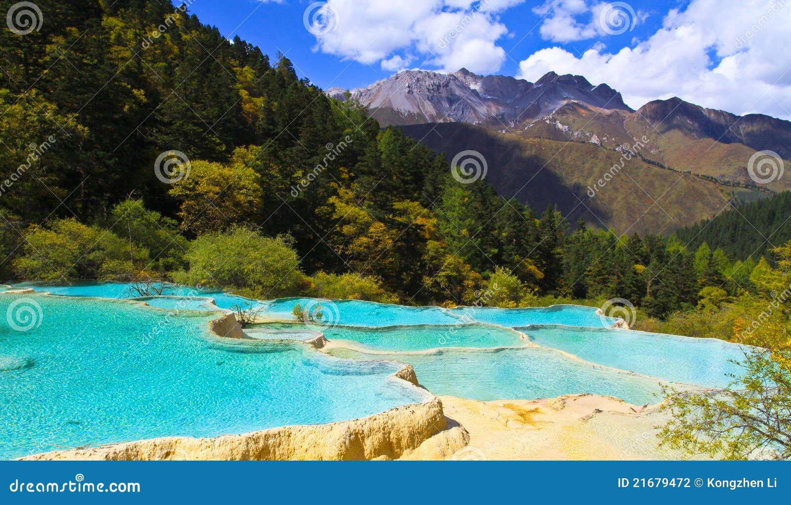 Five color pool stock photo. Image of fall, world, province - 21679472