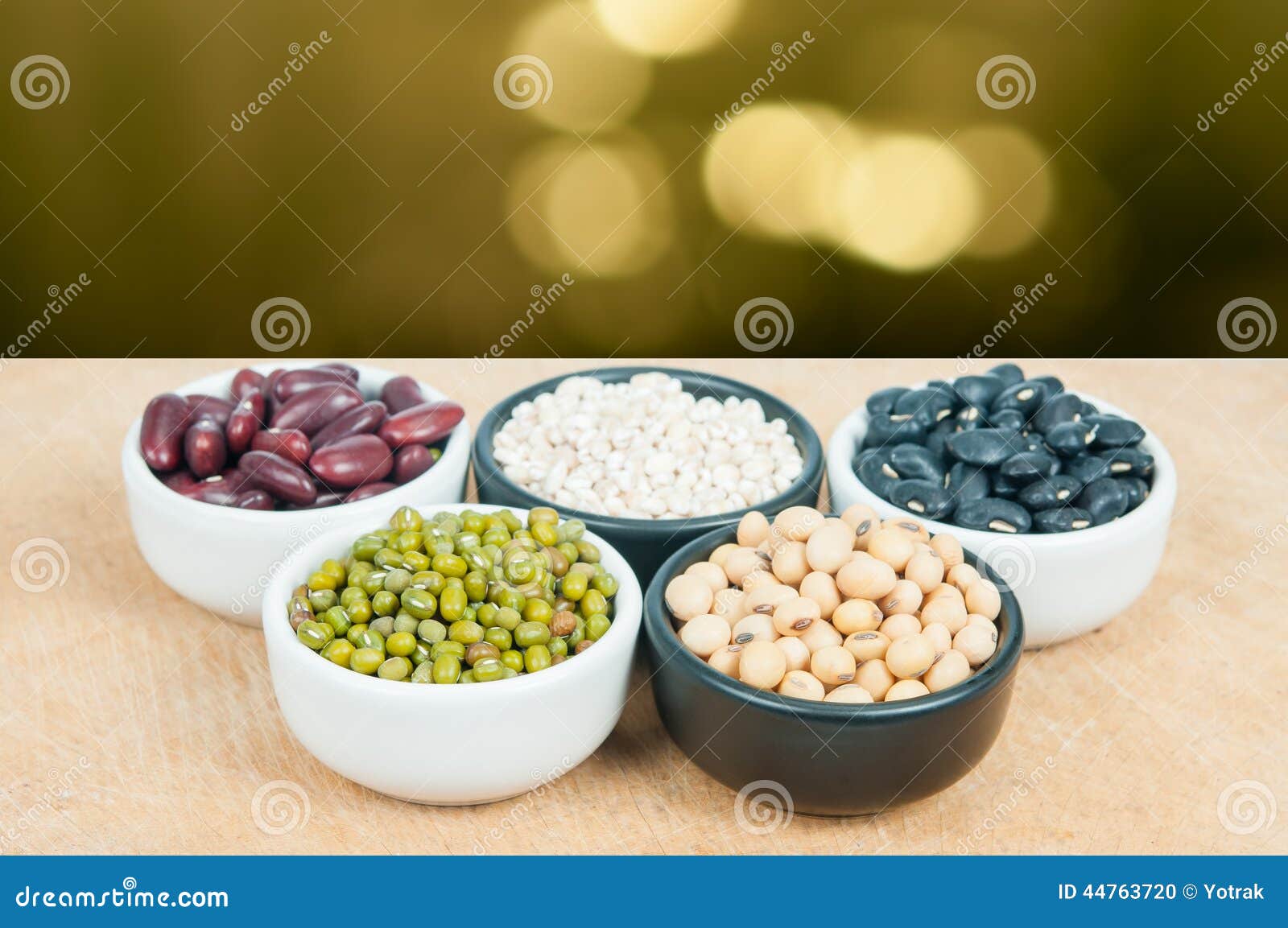 Five colored beans stock photo. Image of five, growth - 44763720