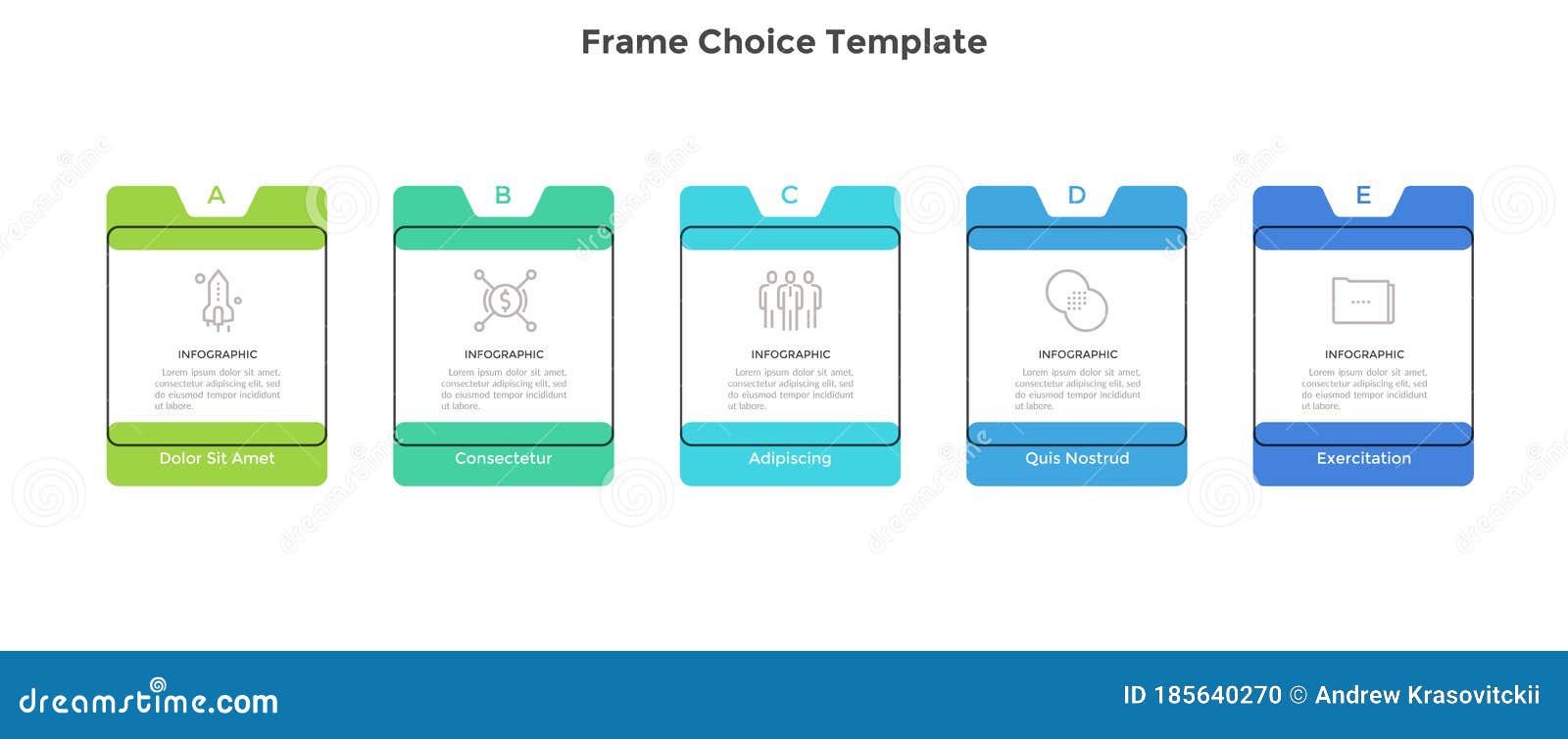 Modern Infographic Options Template Stock Vector - Illustration of ...