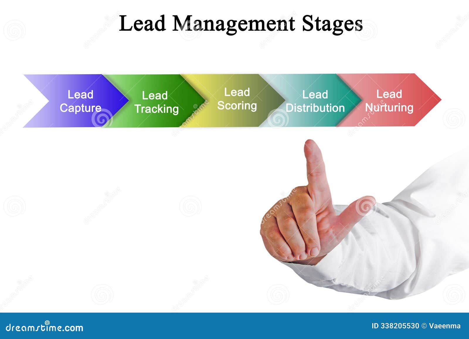 Components of Lead Management Stock Photo - Image of concept, lead ...