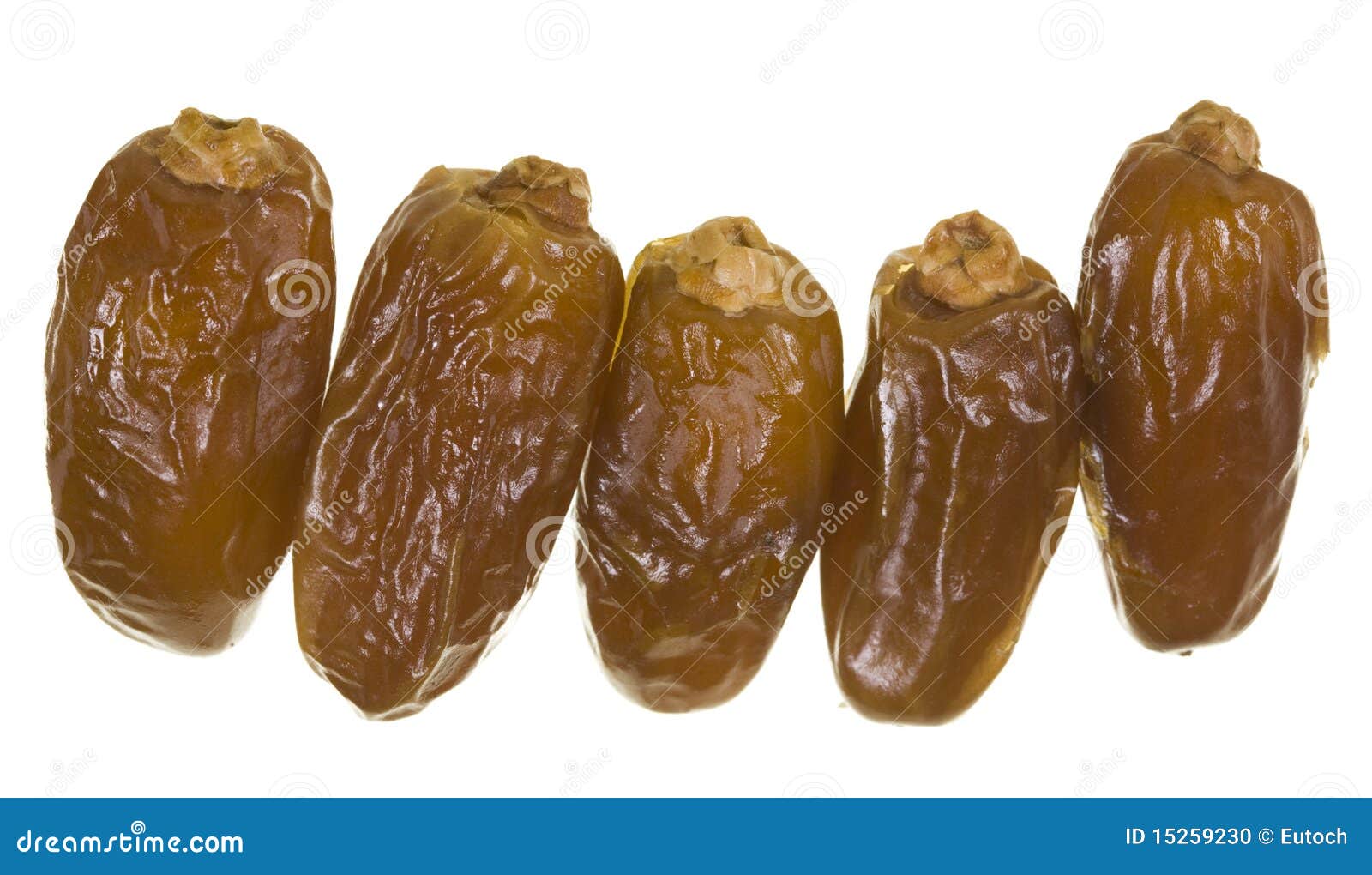 Five Dates stock photo. Image of nutrition, macro, isolated - 15259230