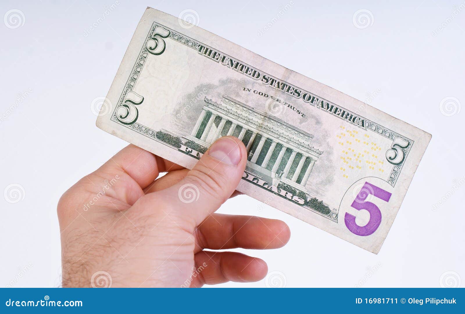 Five dollars stock image. Image of bank, america, dollar - 16981711