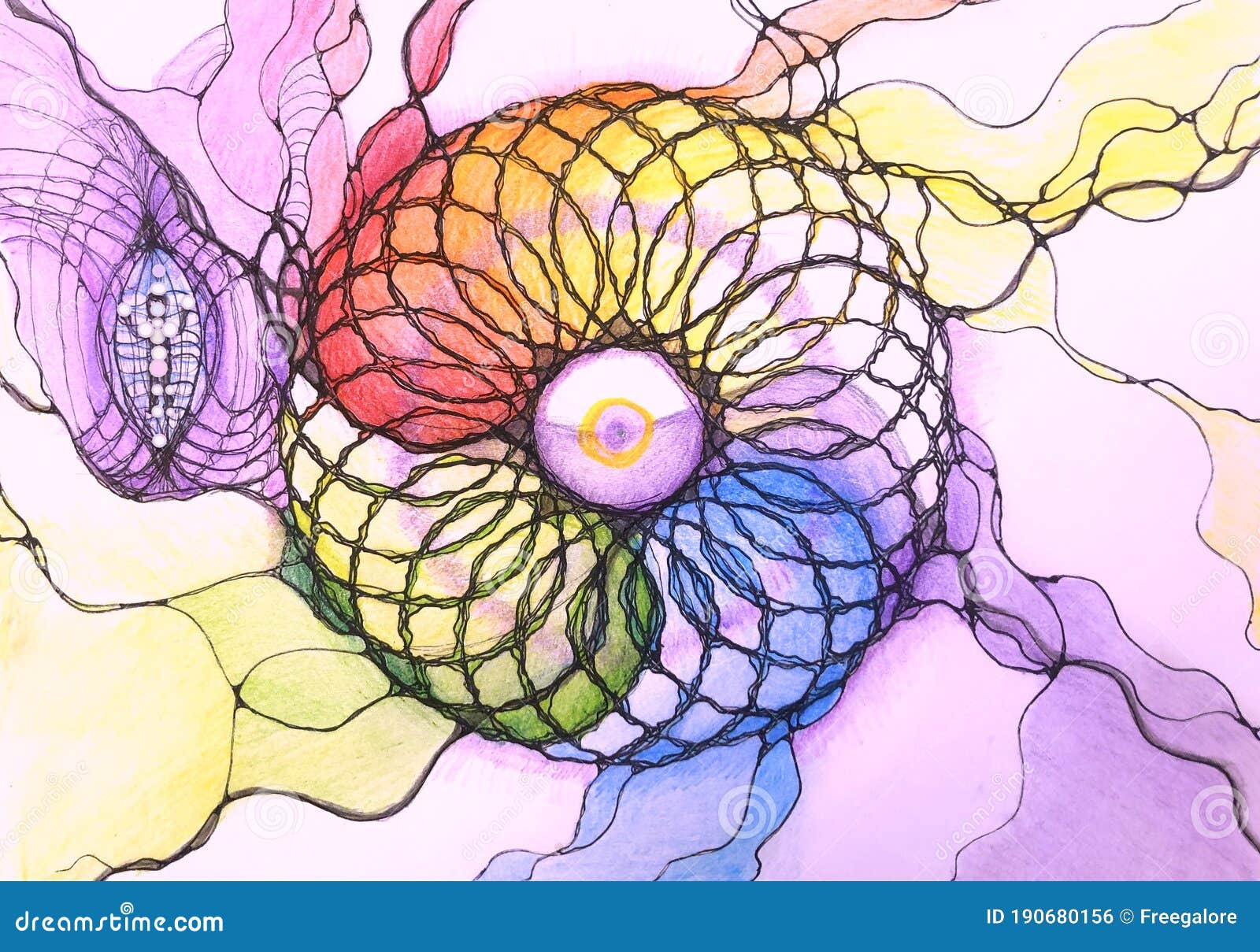 Five Elements in Thor of Energy Stock Photo - Image of authors, earth ...