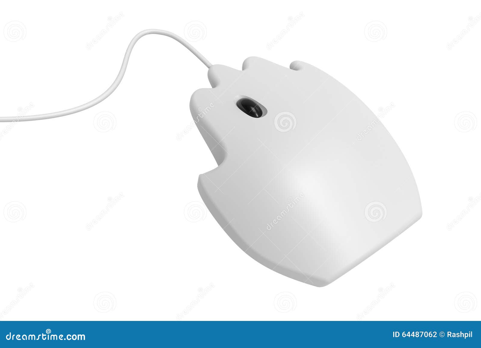 Five Finger Human Hand Shape Computer Mouse 3d Stock Illustration ...
