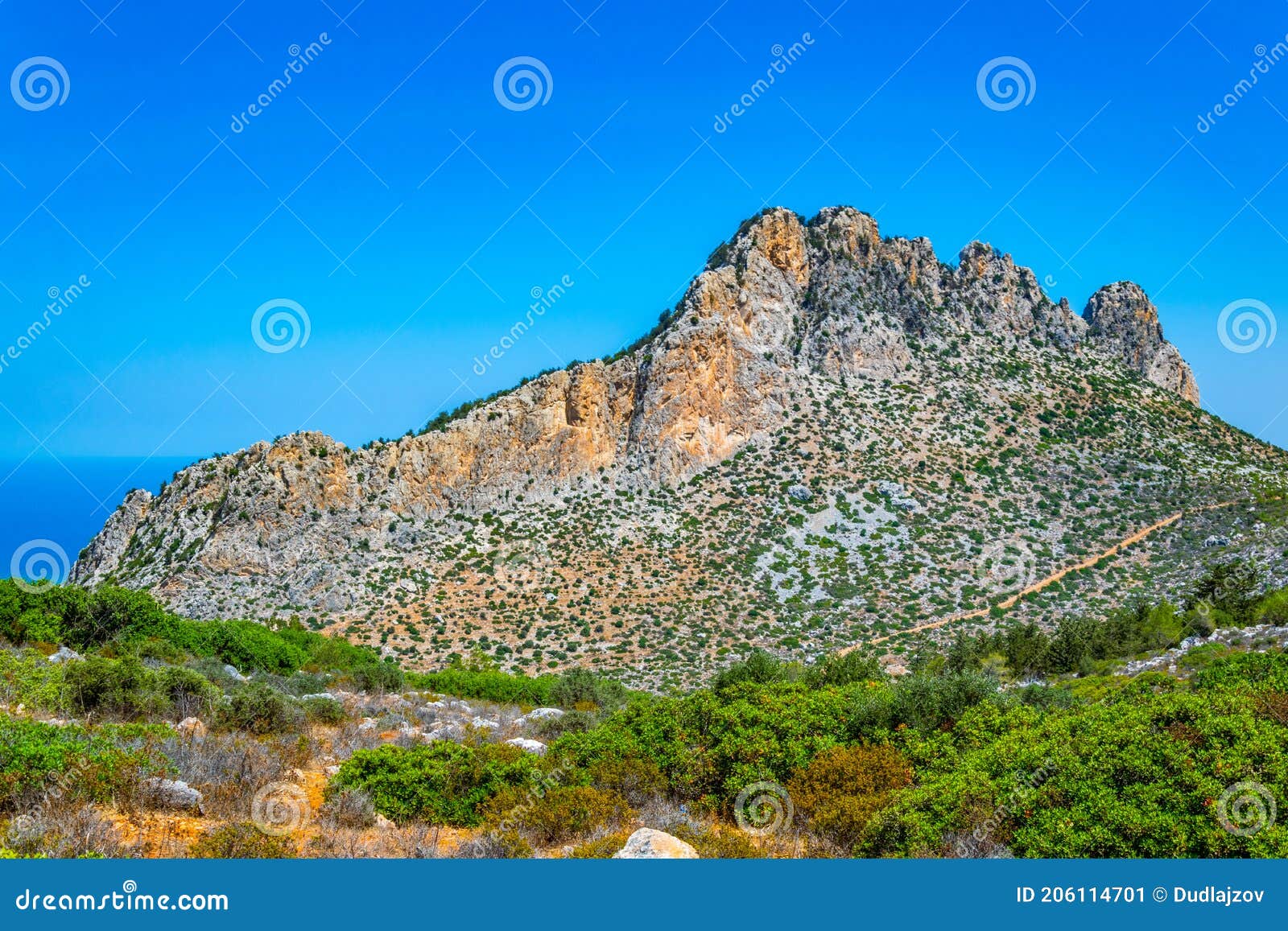 Finger Mountain (floating Island) Stock Photography | CartoonDealer.com ...