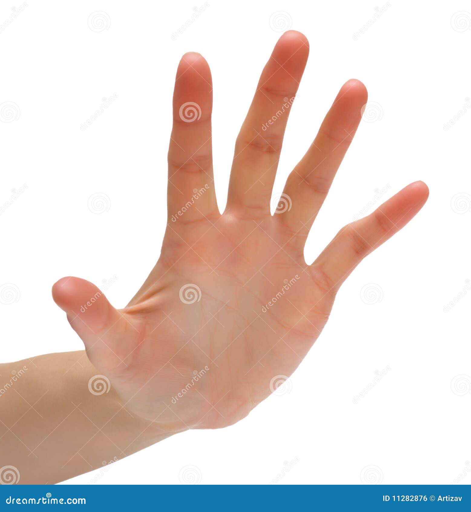 Five Fingers With Two Rings Royalty-Free Stock Photography ...
