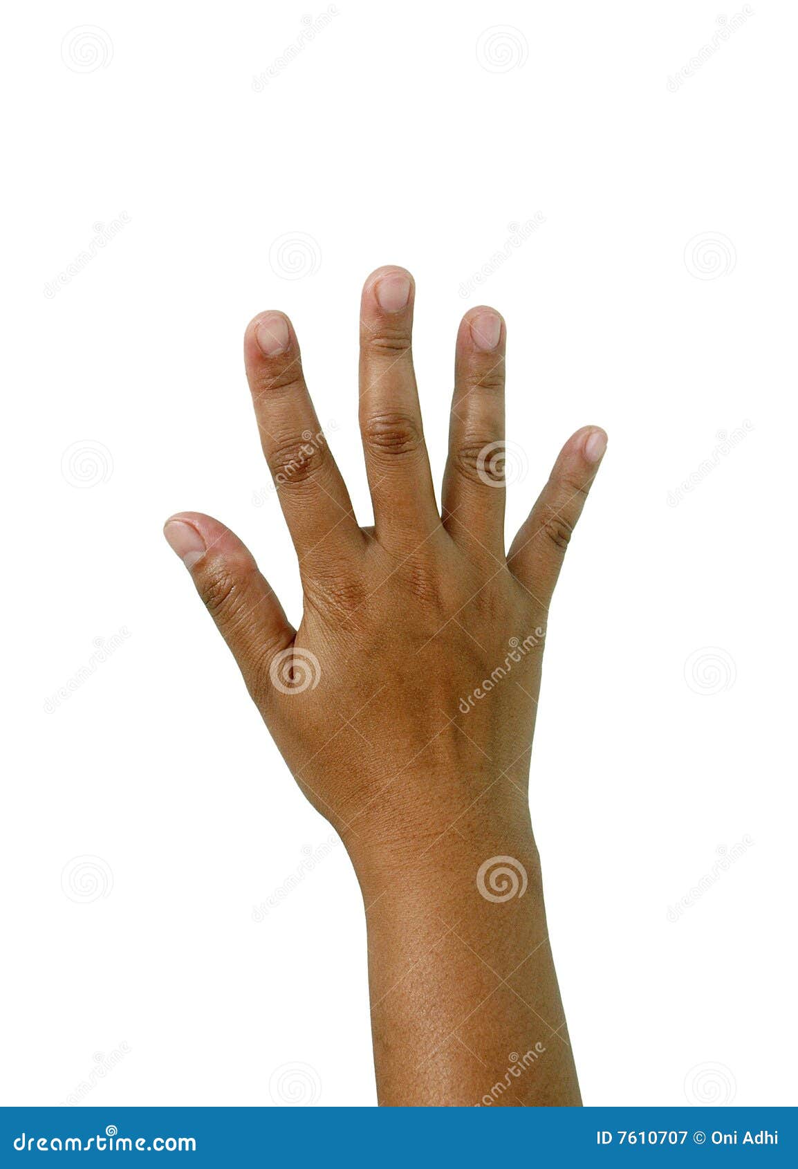 Five fingers stock image. Image of body, adult, communication - 7610707